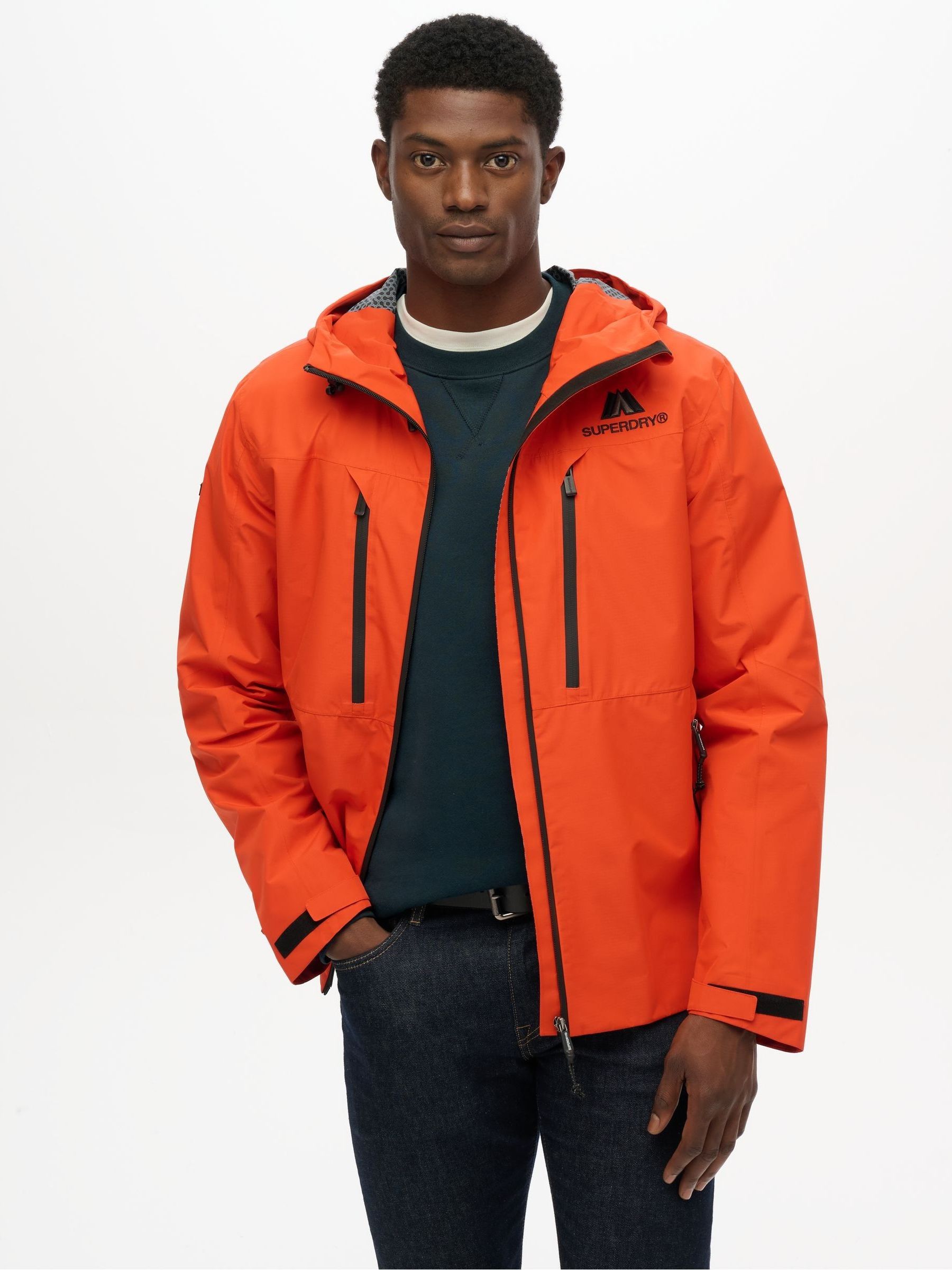 Buy Superdry Orange Waterproof Jacket from the Next UK online shop