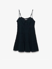Buy Superdry Navy Cheesecloth Tiered Mini Dress from the Next UK online ...