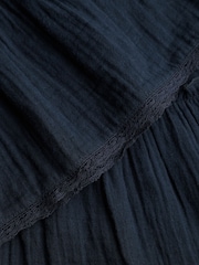 Buy Superdry Navy Cheesecloth Tiered Mini Dress from the Next UK online ...