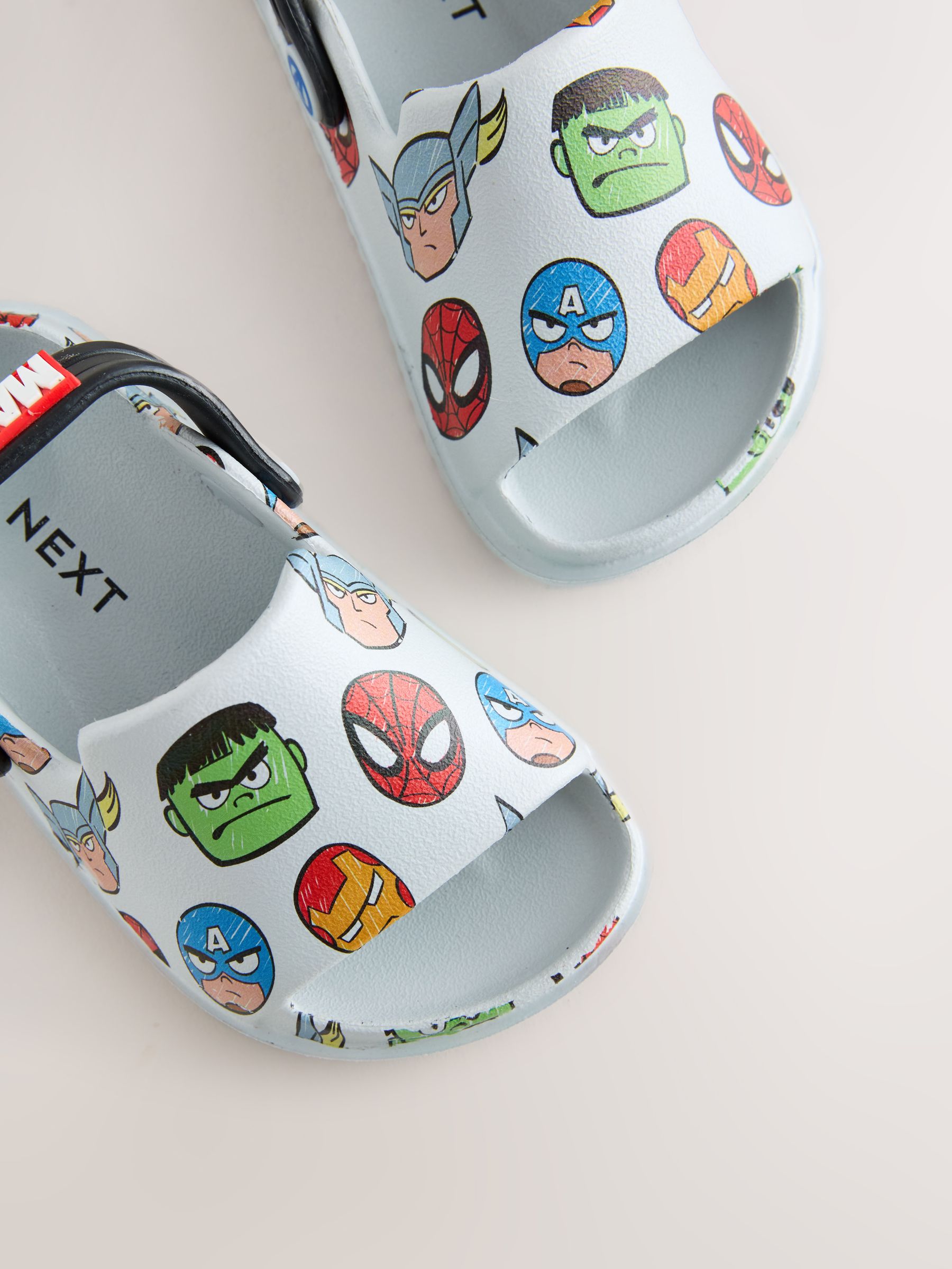 Buy Neutral Marvel Slider Clogs from the Next UK online shop