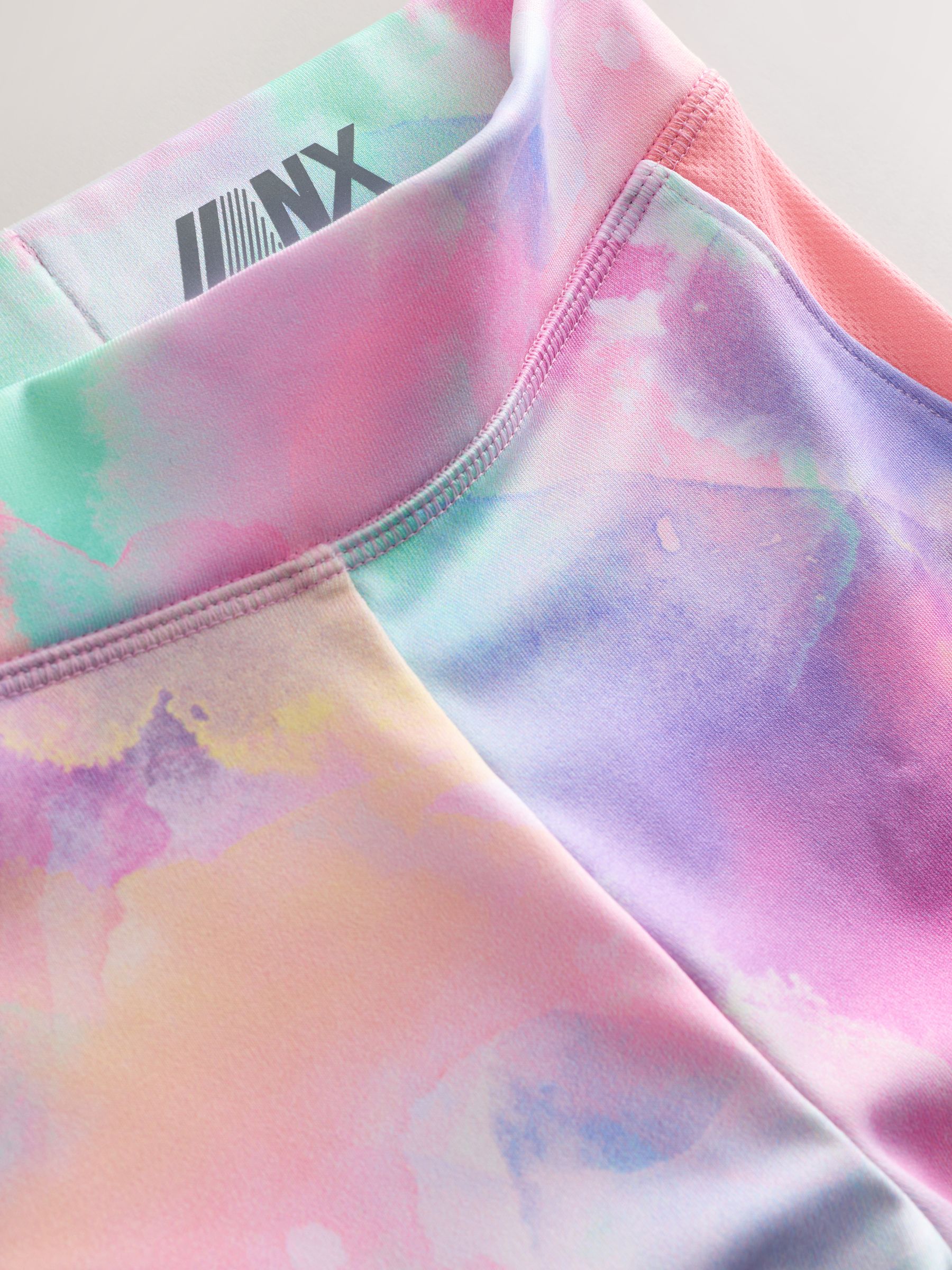 Buy Pink/Lilac Abstract Sport Leggings (3-16yrs) from Next Australia