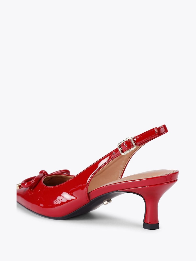 Buy Carvela Red Alina Bow Slingback Shoes from Next Belgium