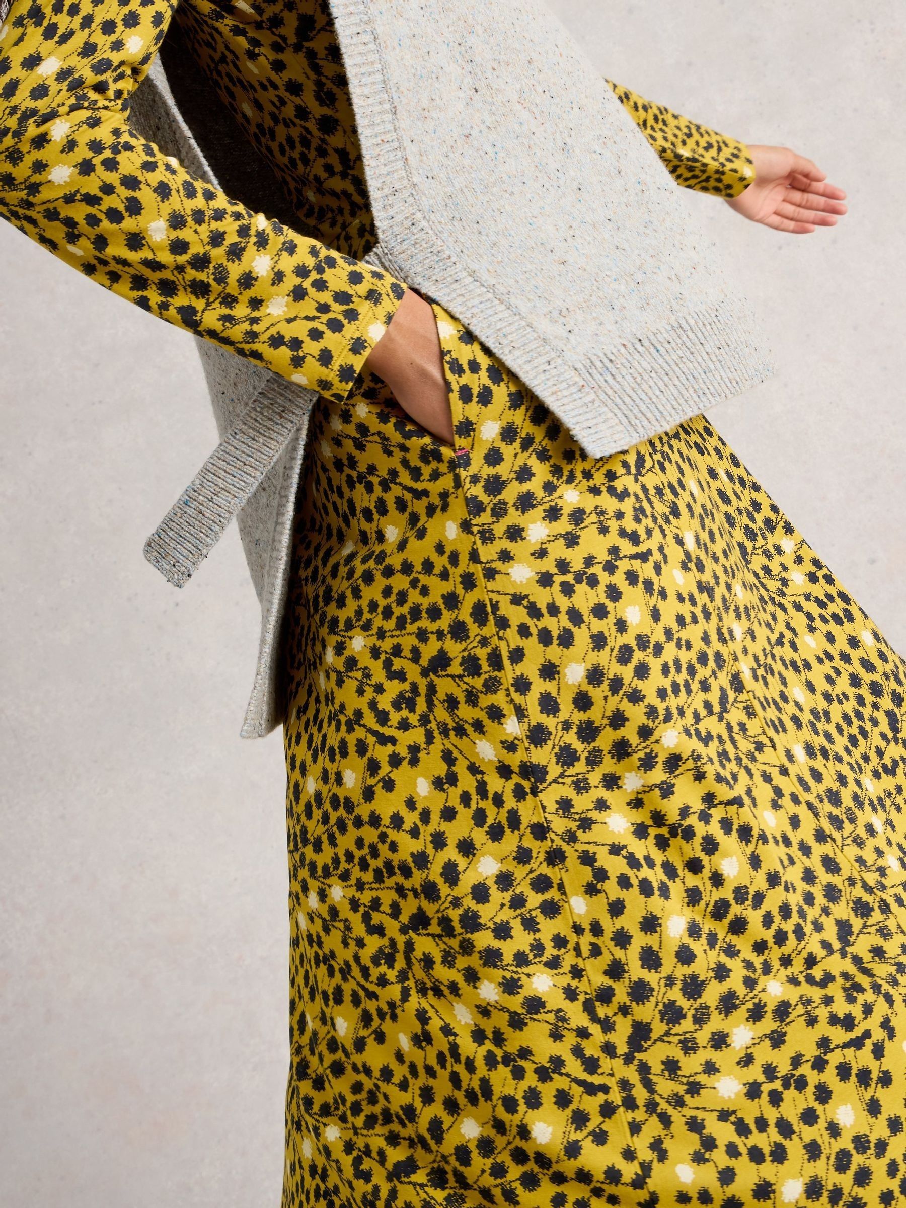 Buy White Stuff Yellow Madeline Jersey Dress from Next Australia