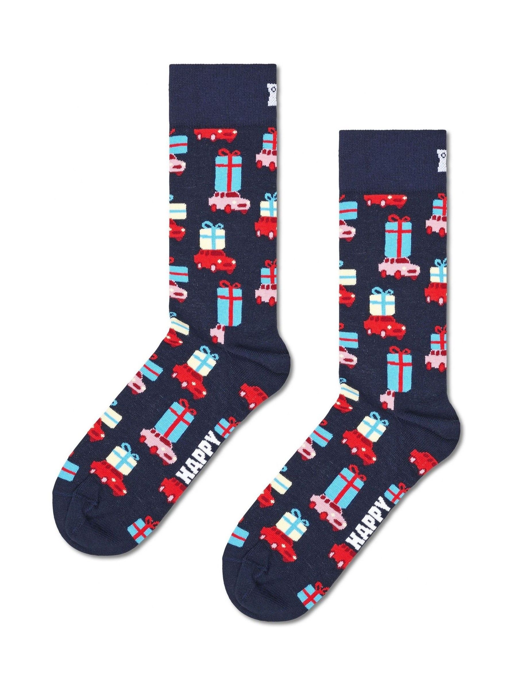 Buy Happy Socks Blue 3 Pack Holiday Navy Socks Gift Set from Next New ...