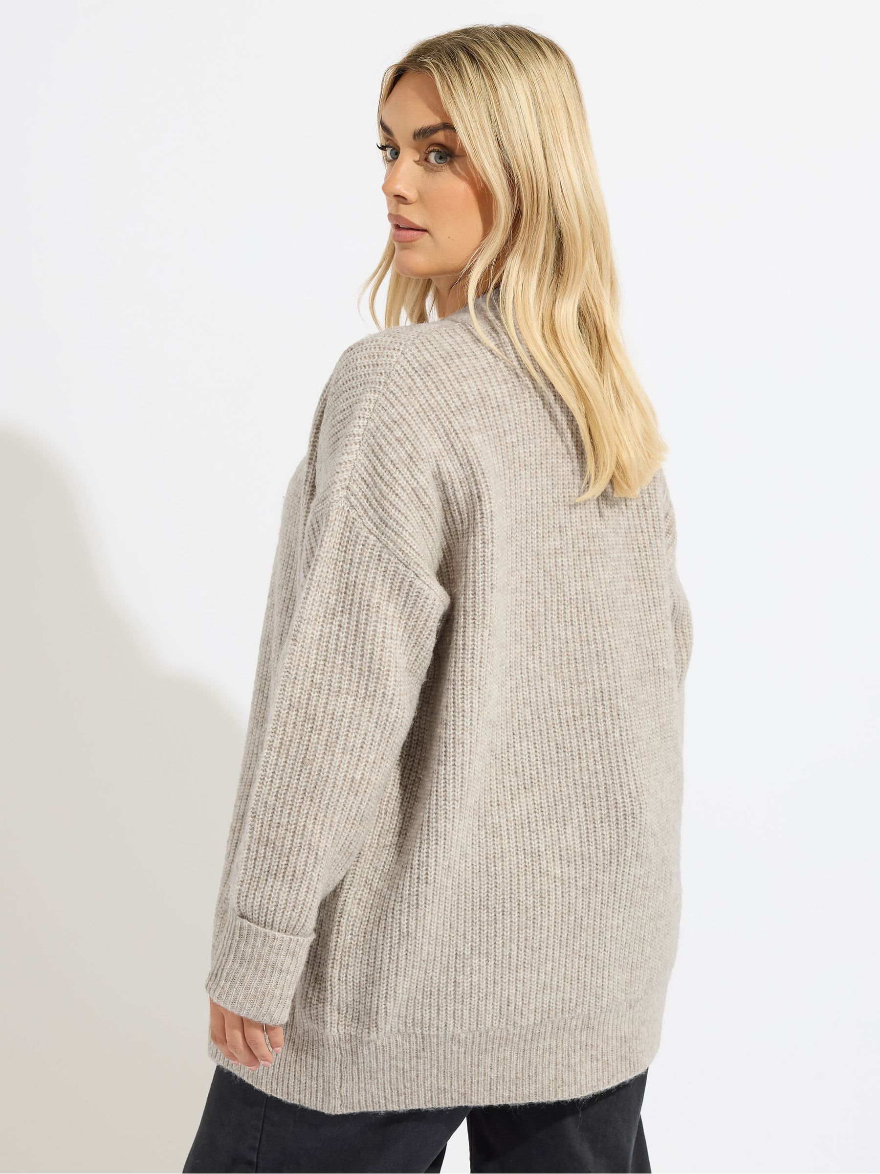 Buy Yours Curve Natural Soft Touch Turn Up Jumper from Next Gibraltar