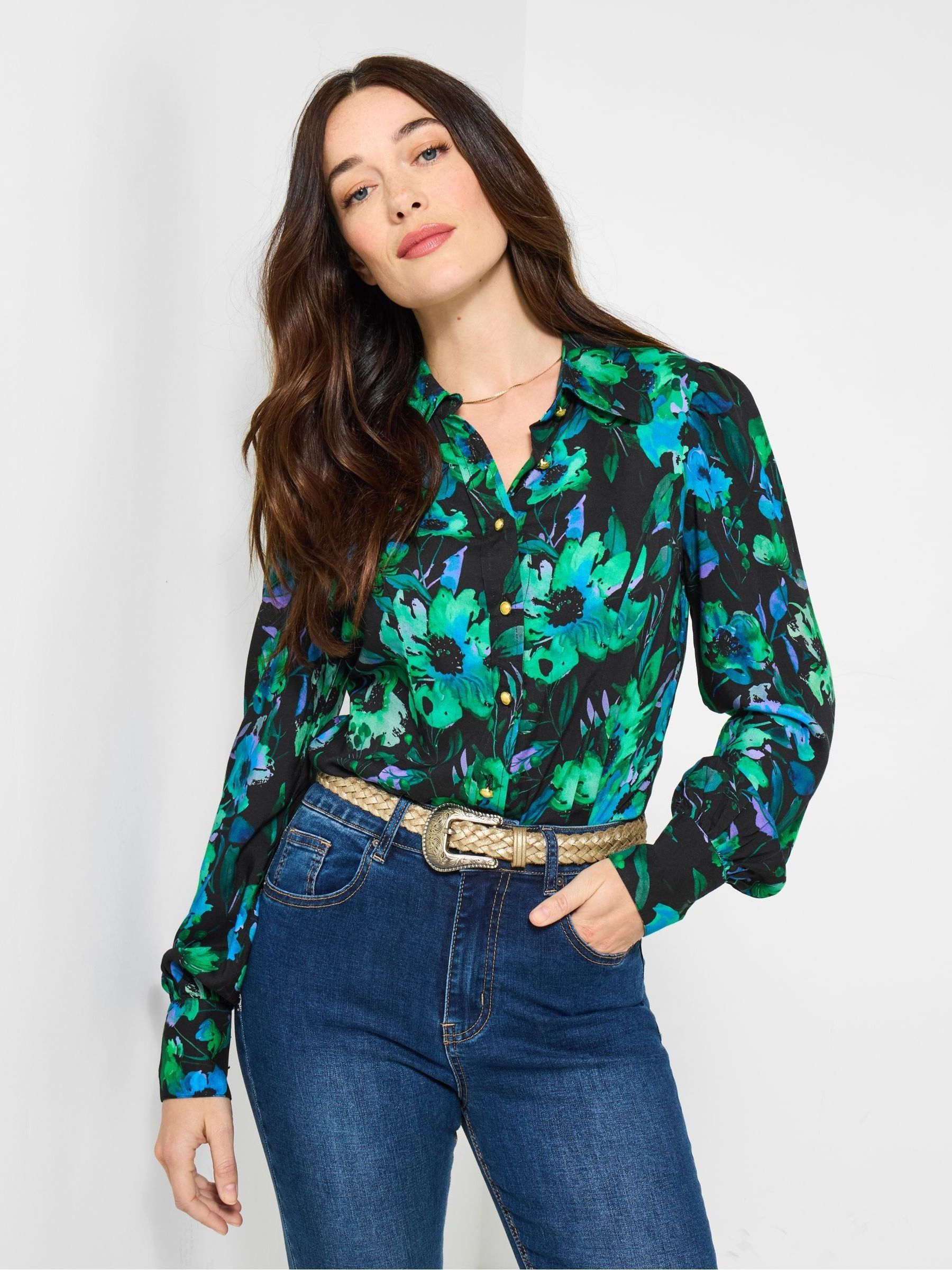Buy Joe Browns Blue Vintage Floral Blouse from Next Canada