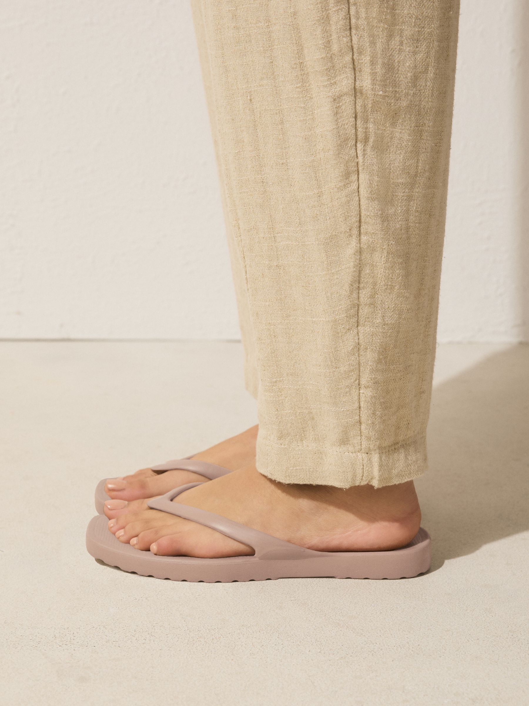 Buy Taupe Standard Fit Flexi Comfort Flip Flops from the Next UK online ...