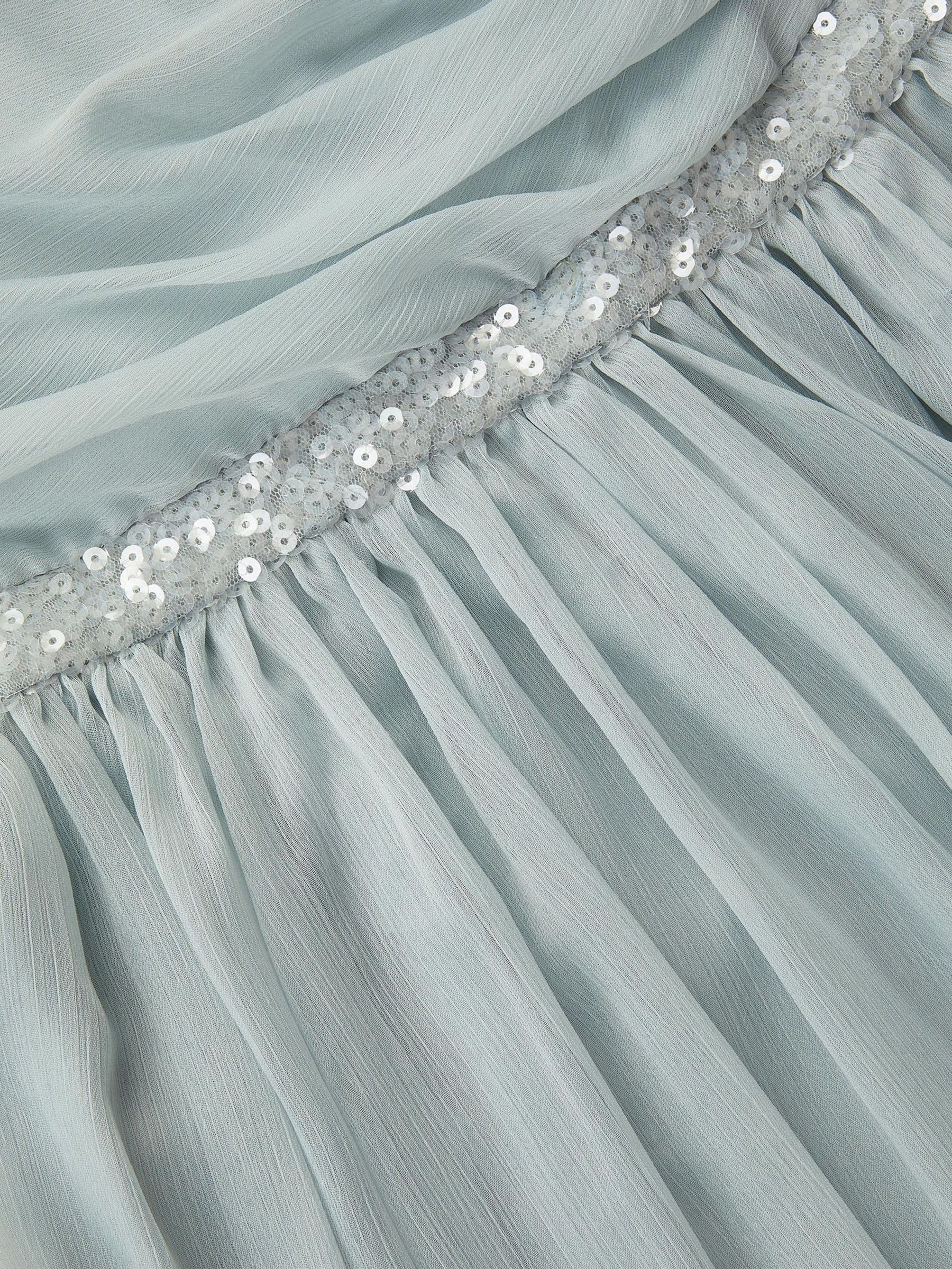 Buy Monsoon Green Sequin One Shoulder Prom Dress from Next Australia