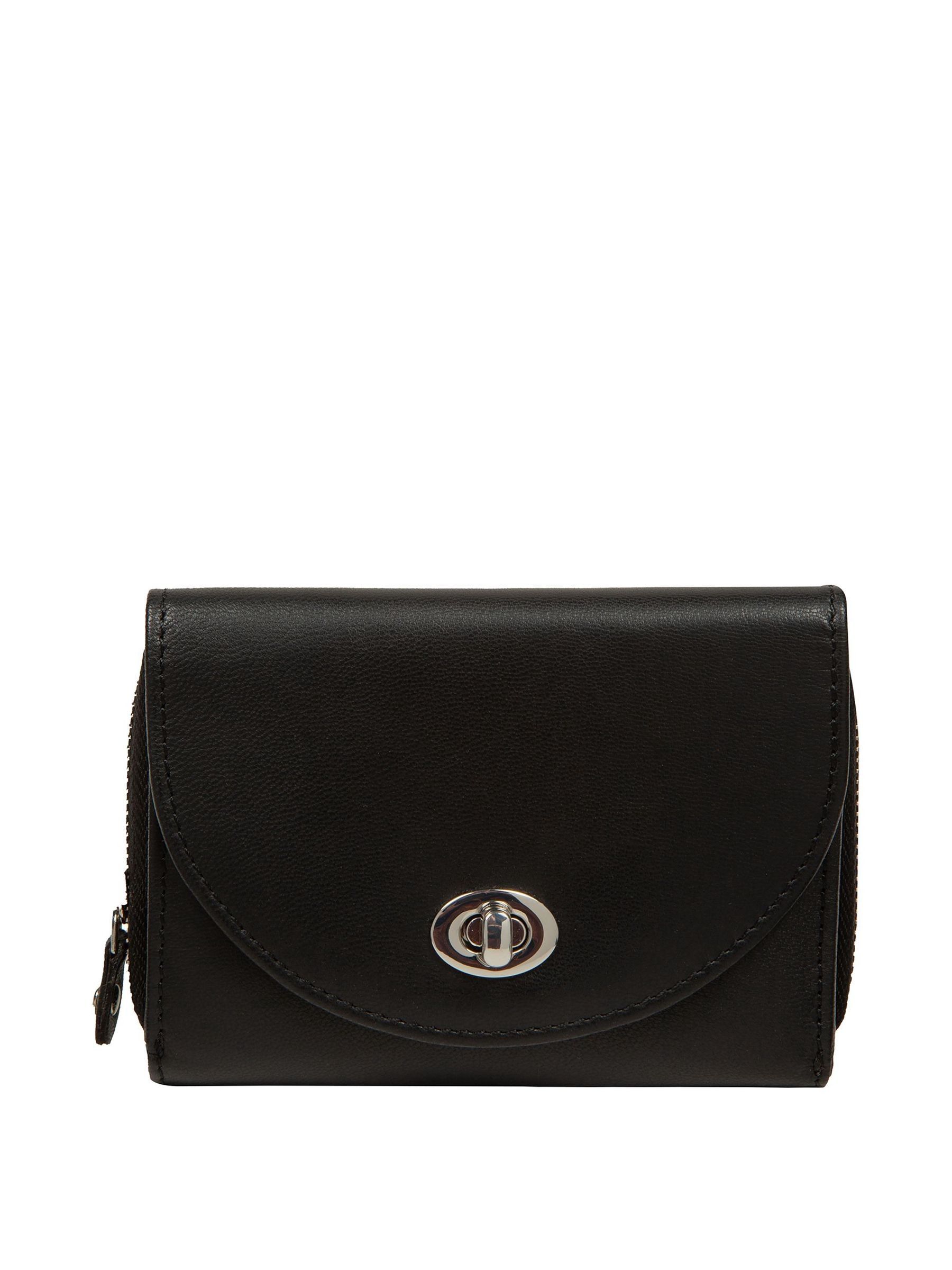 Buy Pure Luxuries London Black Belle Leather Purse from the Next UK ...