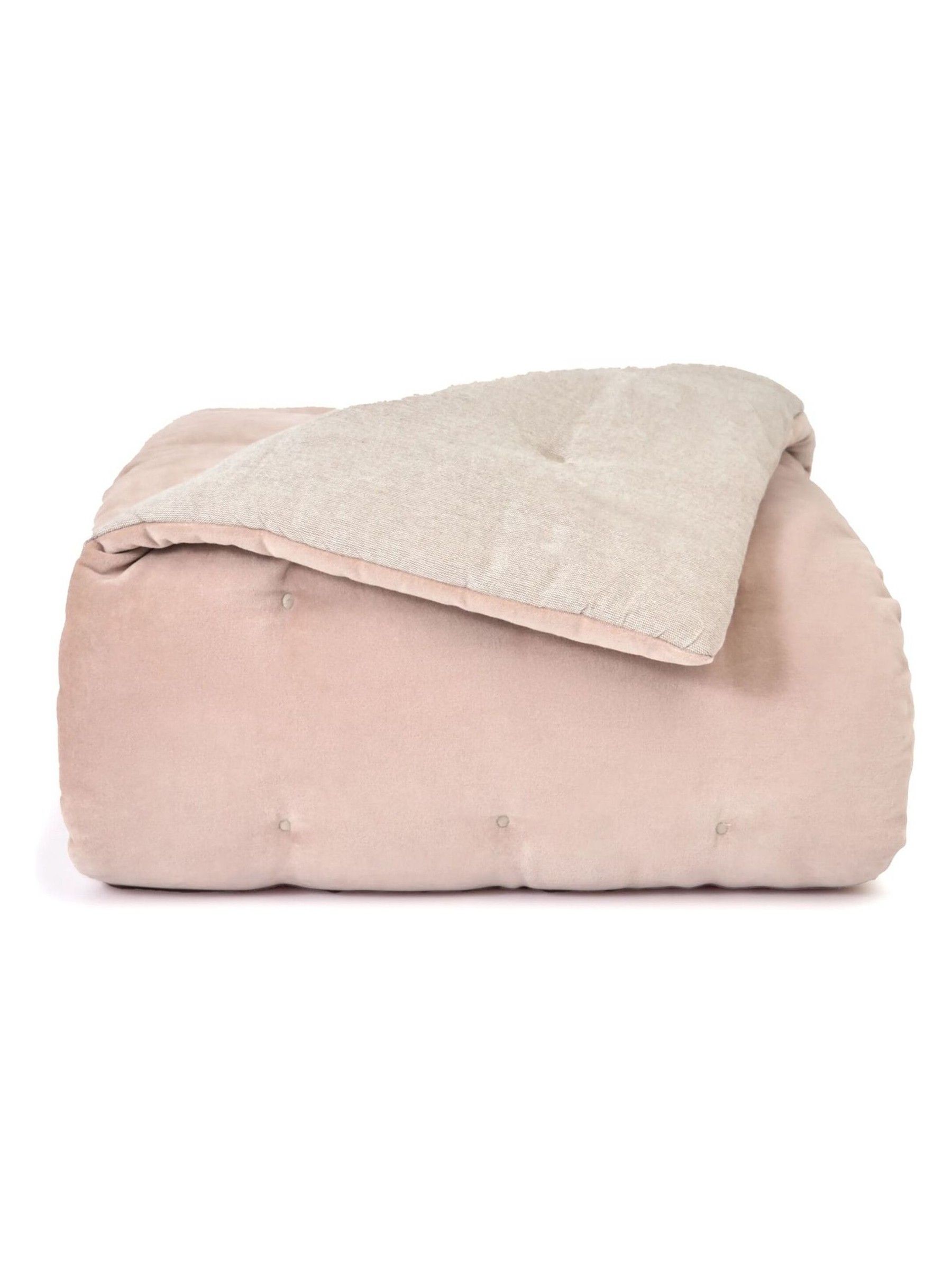 Buy Christy Dusky Pink Jaipur Velvet Quilted Throw from the Next UK ...