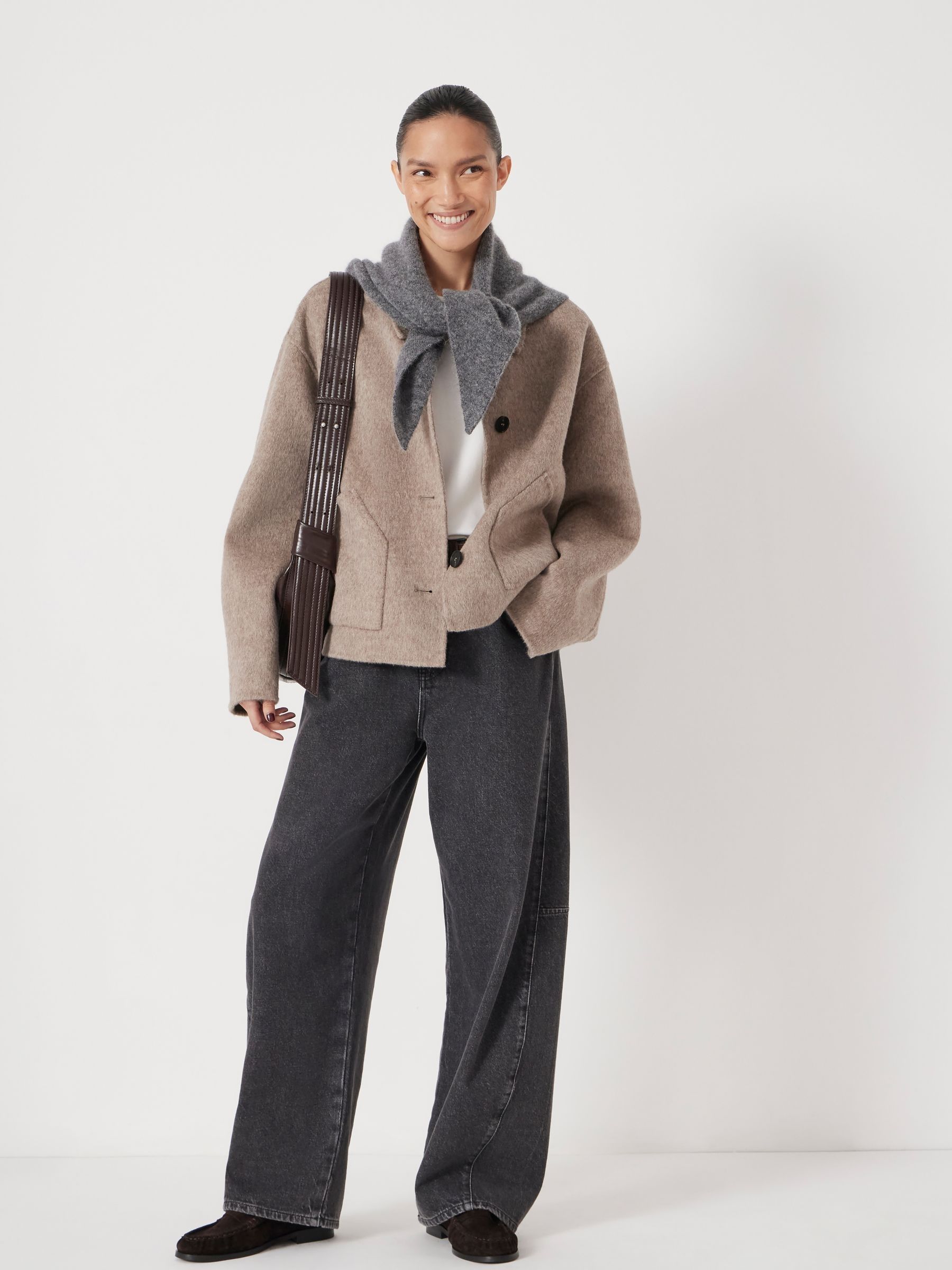 Buy Hush Natural Pure Wool Double Faced Jacket from the Next UK online shop
