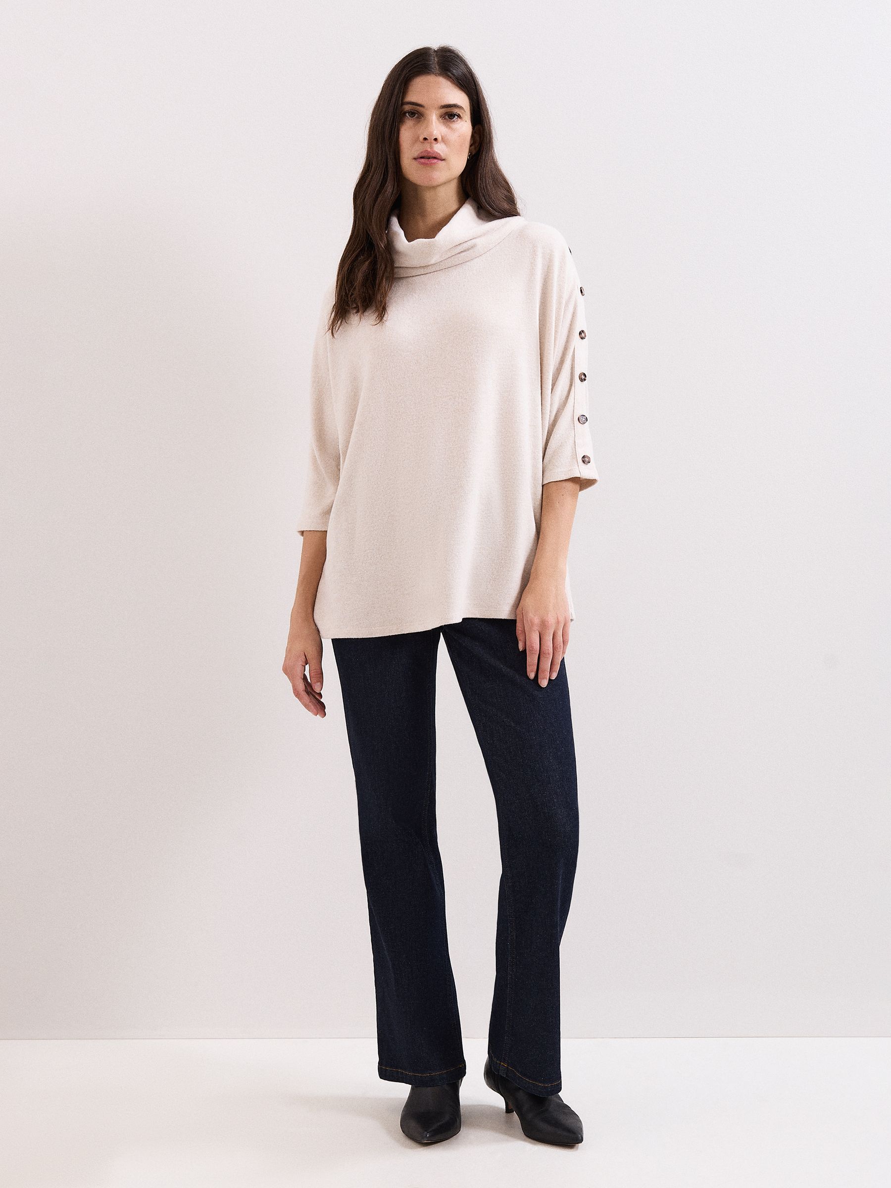 Buy Phase Eight White Toni Snuggle Blouse from the Next UK online shop