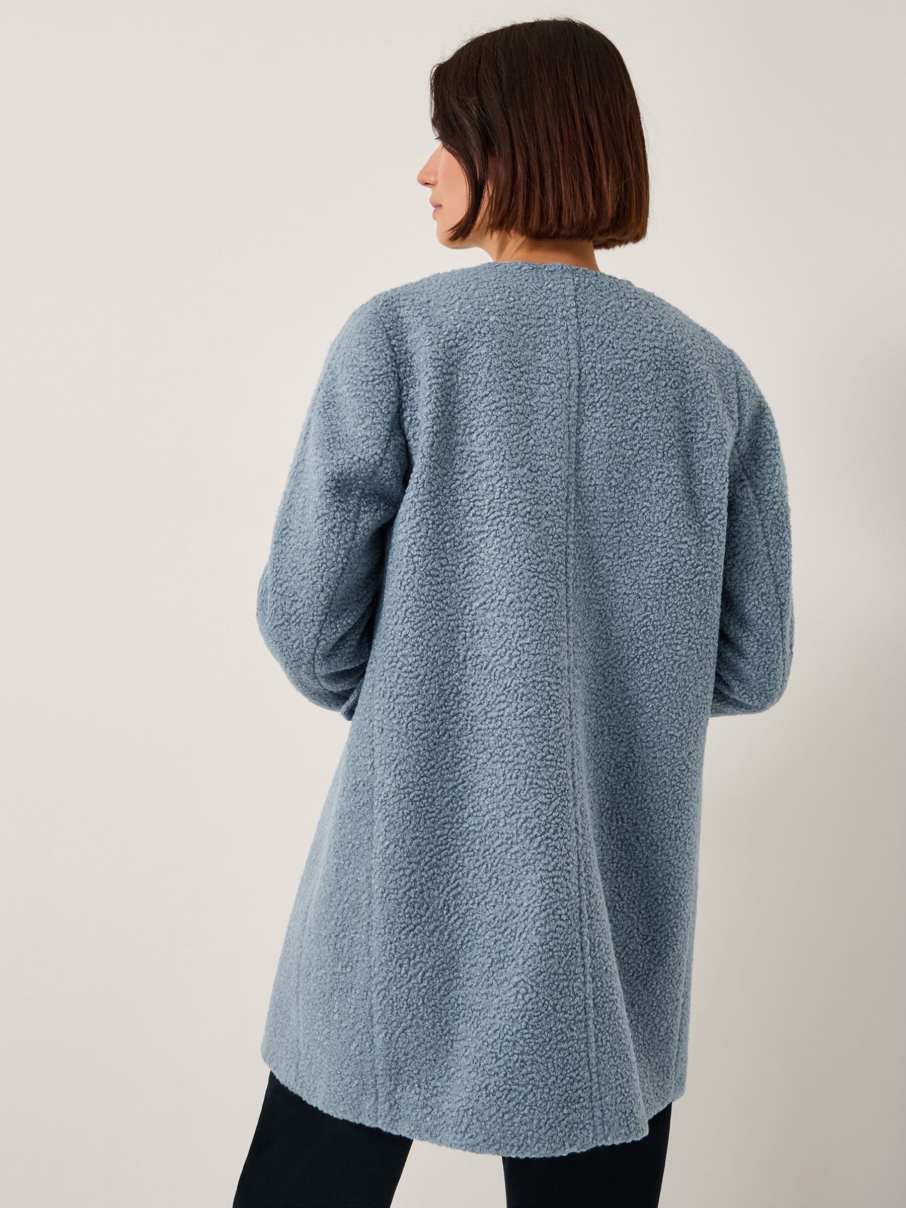 Buy Monsoon Blue Lily Double Breasted Boucle Coat from the Next UK ...