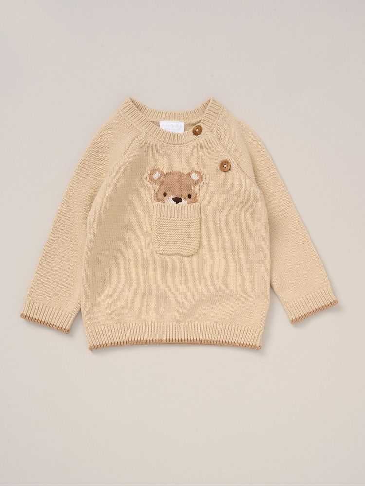 Buy Rock-A-Bye Baby Boutique True Knit Brown Cardigan Trousers Outfit ...