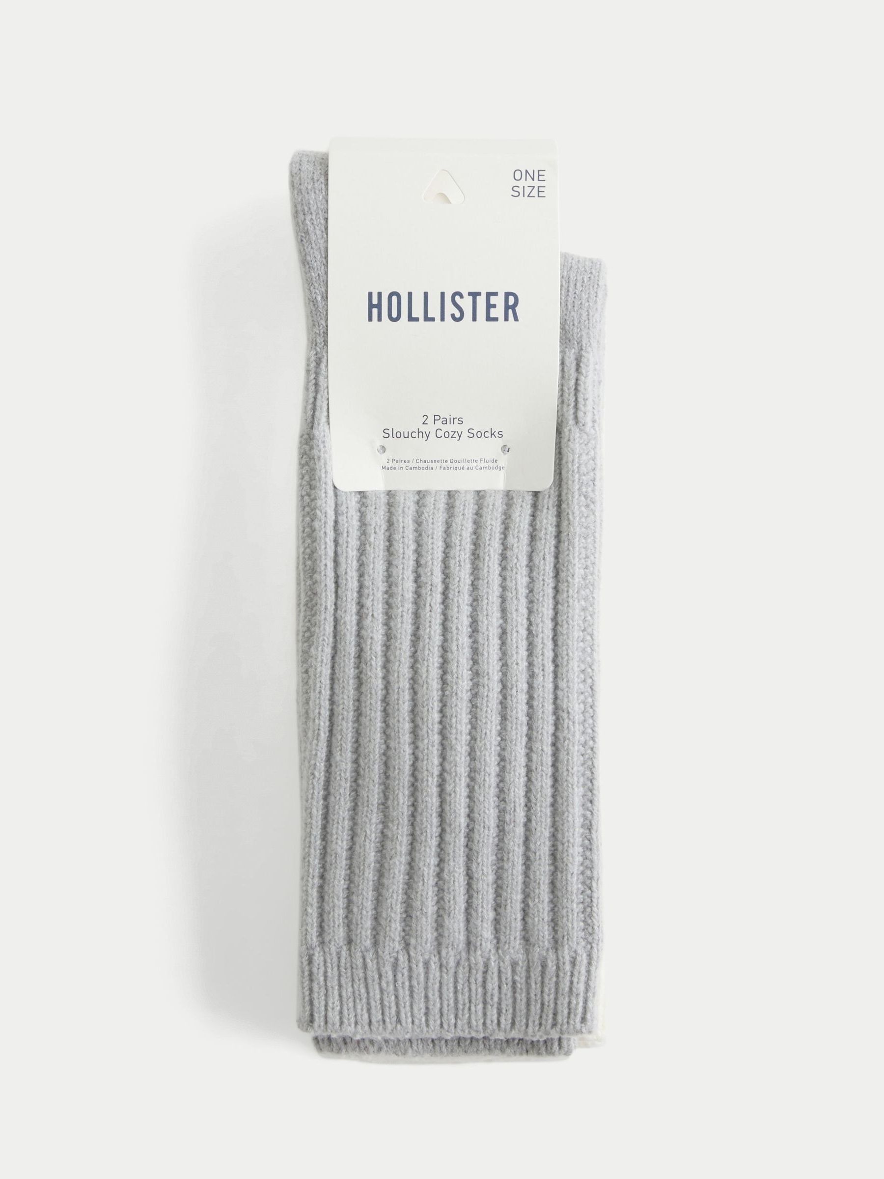 Buy Hollister Cosy Brown Socks 2 Pack from the Next UK online shop