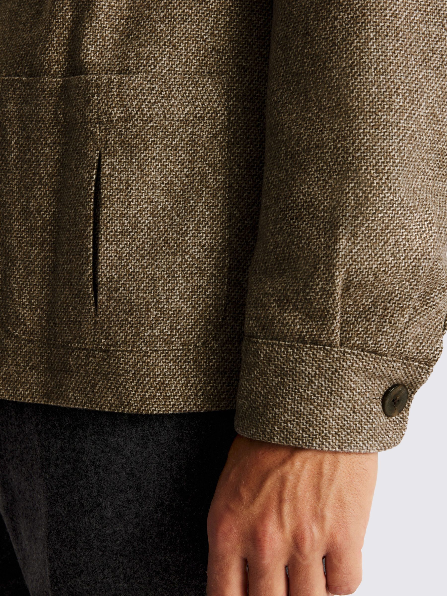 Buy MOSS Taupe Safari Shacket from the Next UK online shop