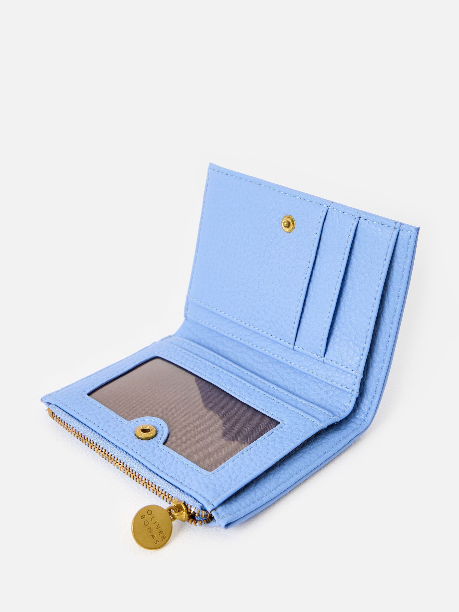 Buy Oliver Bonas Sky Blue Kinley Zipped Purse from Next Malta