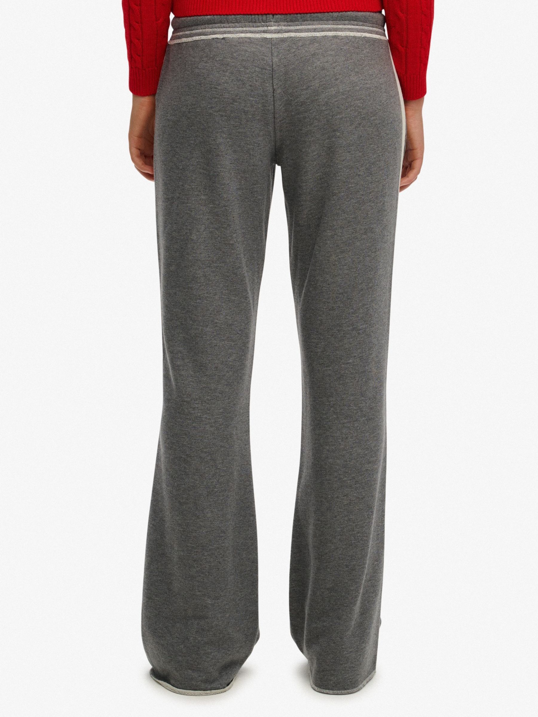 Buy Superdry Grey Athletic Essentials Stripe Flare Joggers from Next India