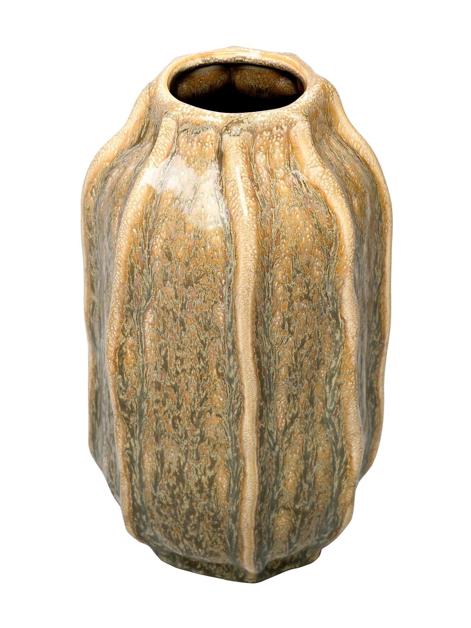 Buy Libra Interiors Cream Colston Reactive Glaze Vase Large from Next ...