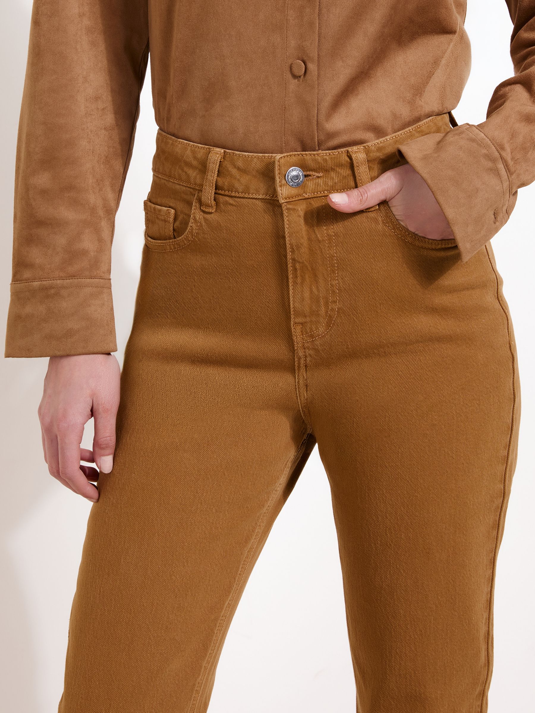 Buy Friends Like These Ochre Yellow Petite Stovepipe Straight Leg Jeans ...