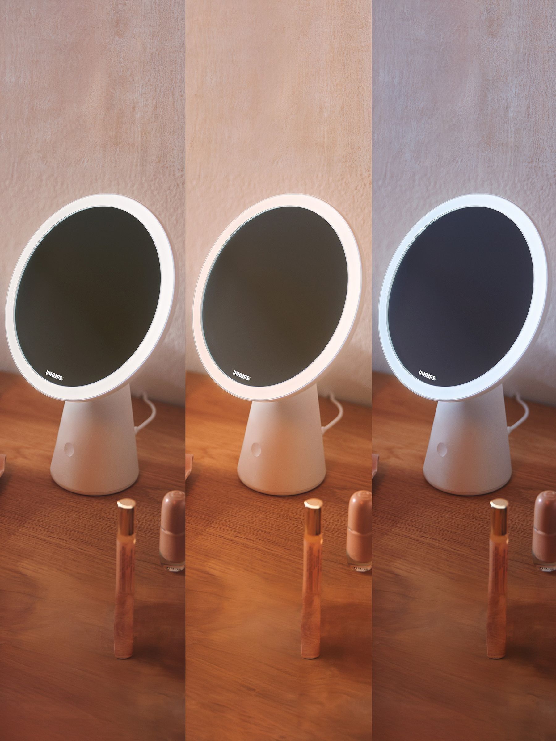 Buy Philips White LED Mirror Rechargeable USB Desk Lamp from the Next ...