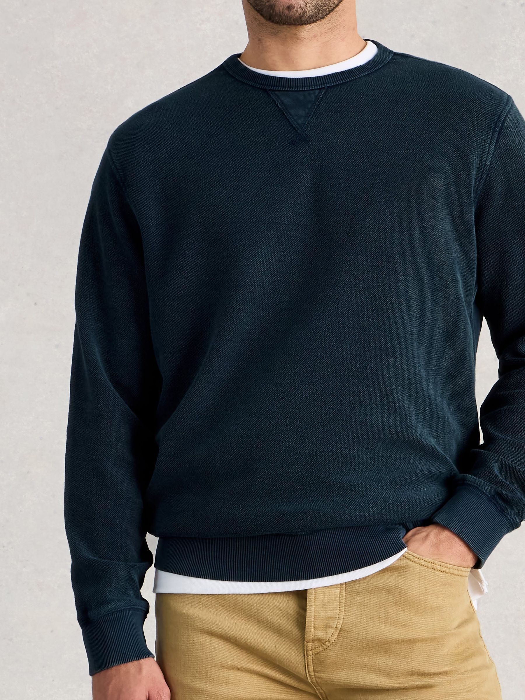 Buy White Stuff Blue Sidmouth Crew Neck Sweat Top from Next USA