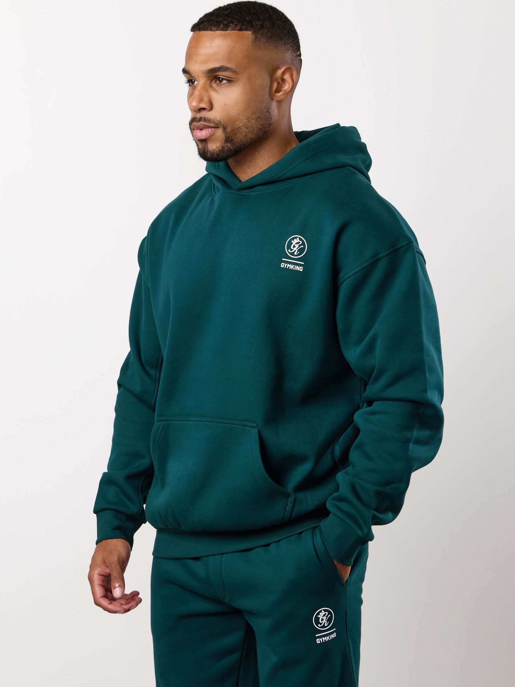 Buy Gym King Green Aventus Fleece Hoodie from Next United Arab Emirates