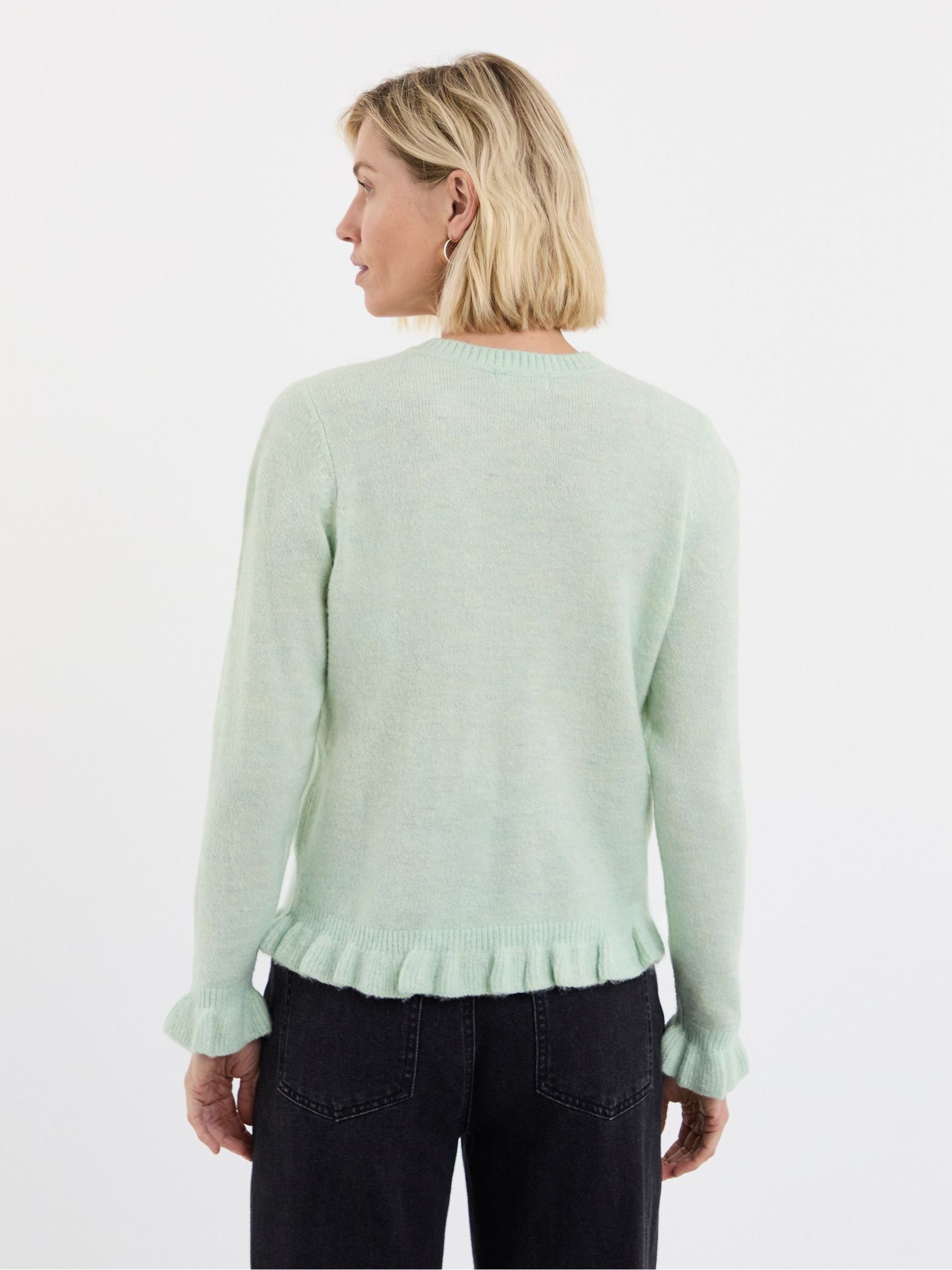 Buy JD Williams Green Frill Knit Cardigan from the Next UK online shop