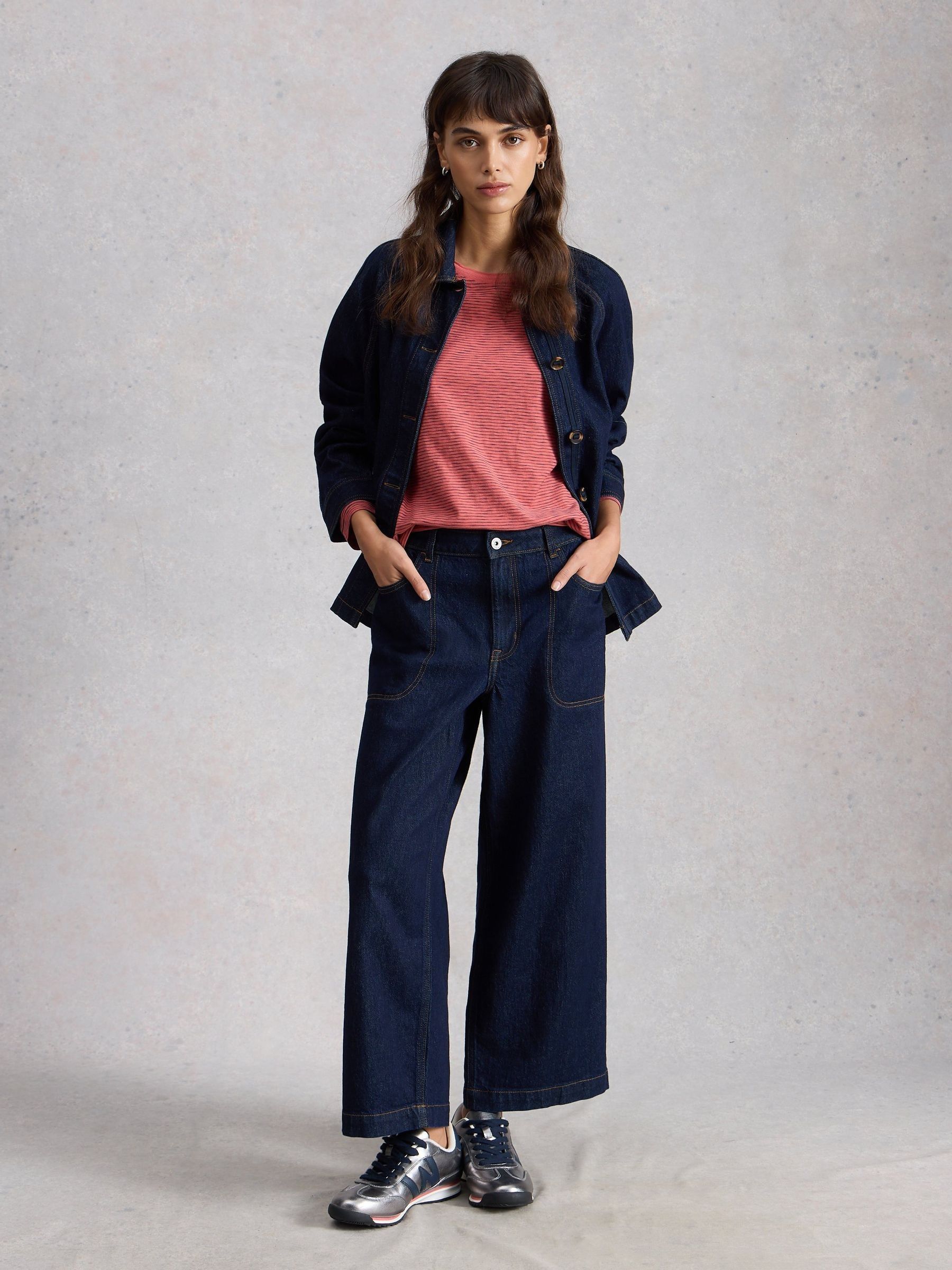 Buy White Stuff Pink Clara Texture LS T-Shirt from the Next UK online shop