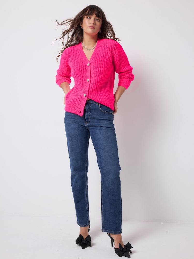 Buy SCAMP & DUDE Pink Button Through Cardigan from Next Australia