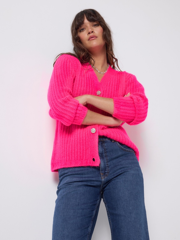 Buy SCAMP & DUDE Pink Button Through Cardigan from Next Australia