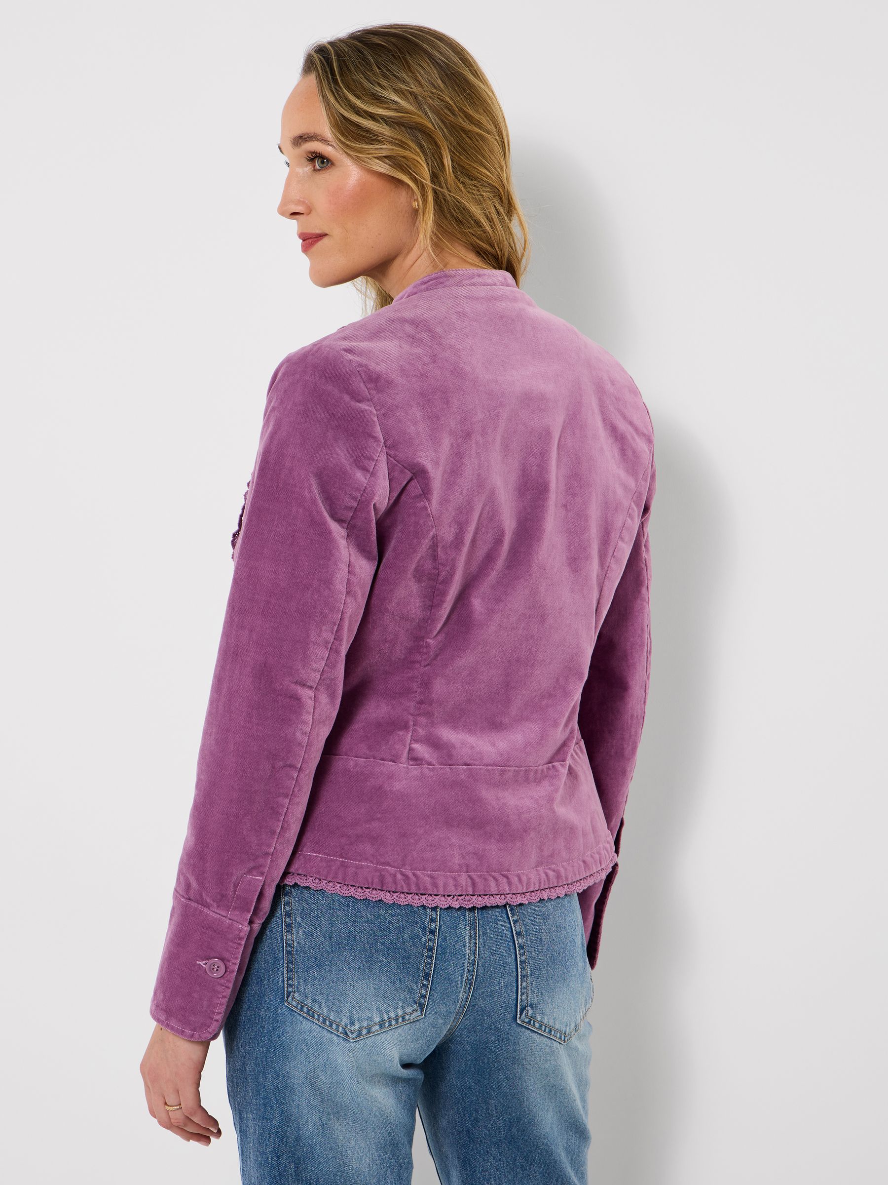 Buy Joe Browns Purple Moleskin Military Jacket from the Next UK online shop