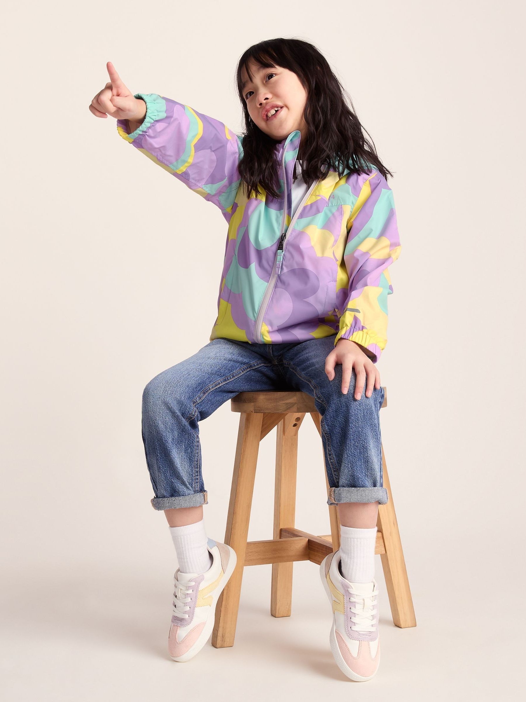 Buy Tog 24 Lilac Purple Cloud Print Mauve Waterproof Jacket from the ...