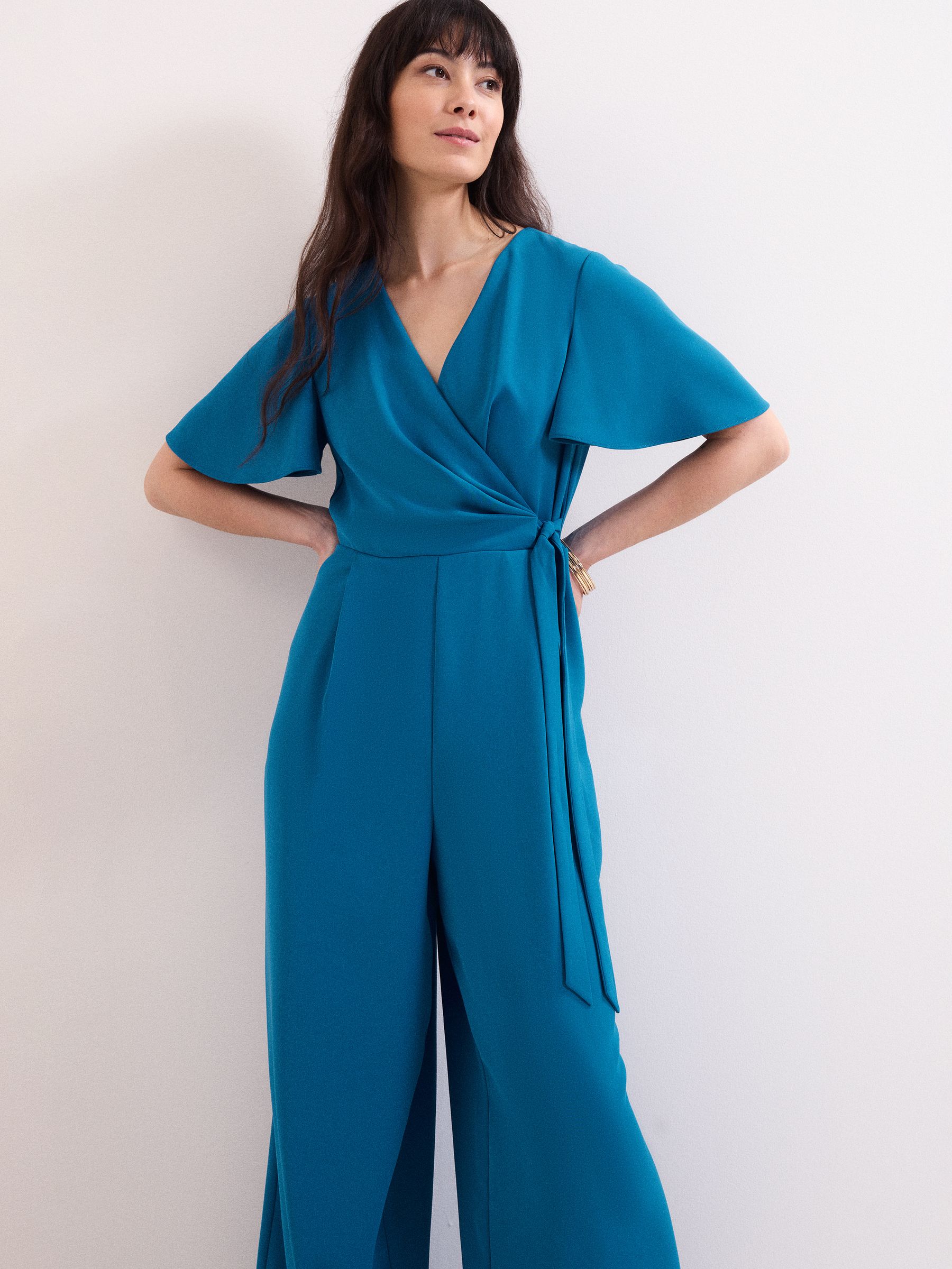 Buy Phase Eight Blue Petite Julissa Jumpsuit from the Next UK online shop