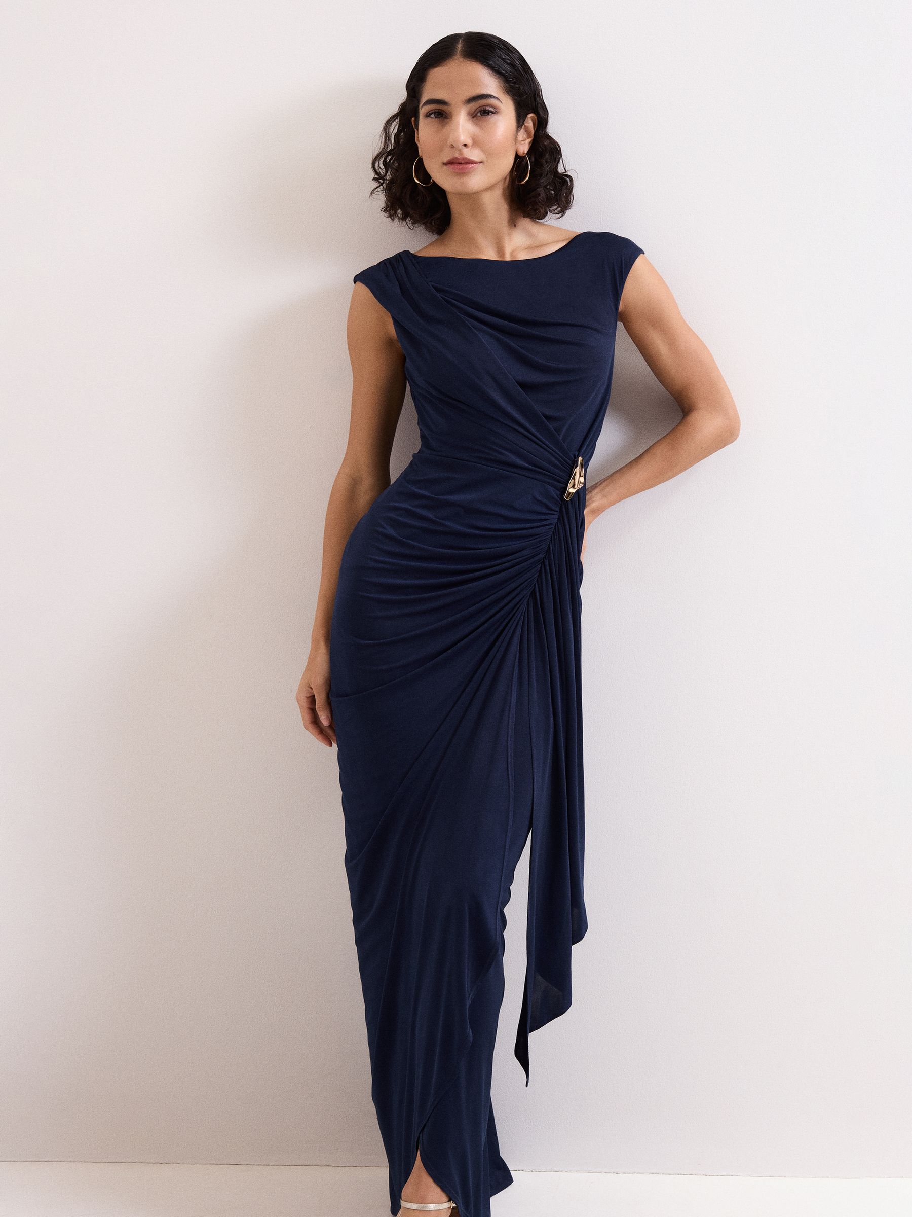 Buy Phase Eight Navy Blue Donna Maxi Dress from the Next UK online shop