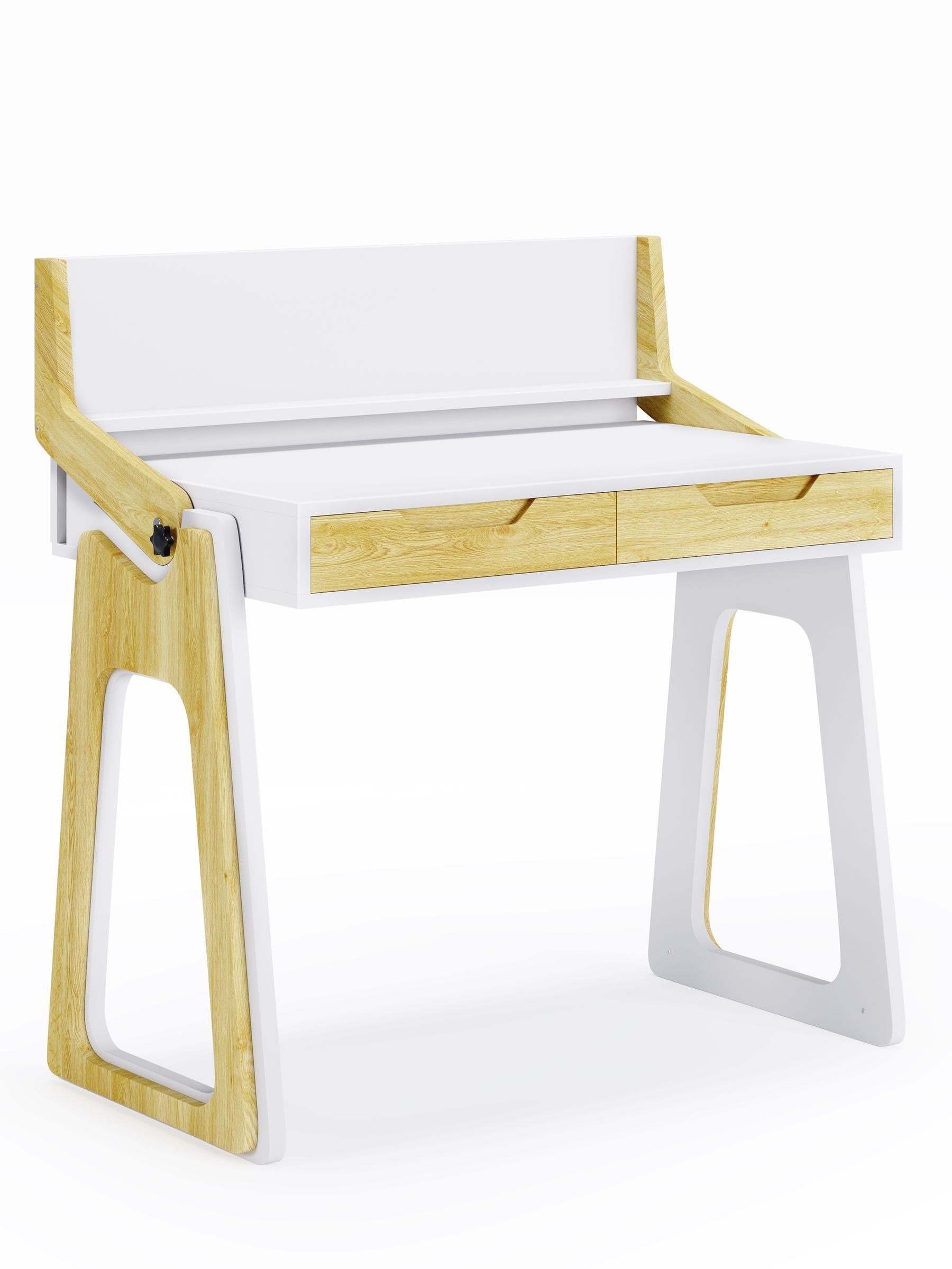 Buy Alphason Oak White Palmer Adjustable Desk from the Next UK online shop