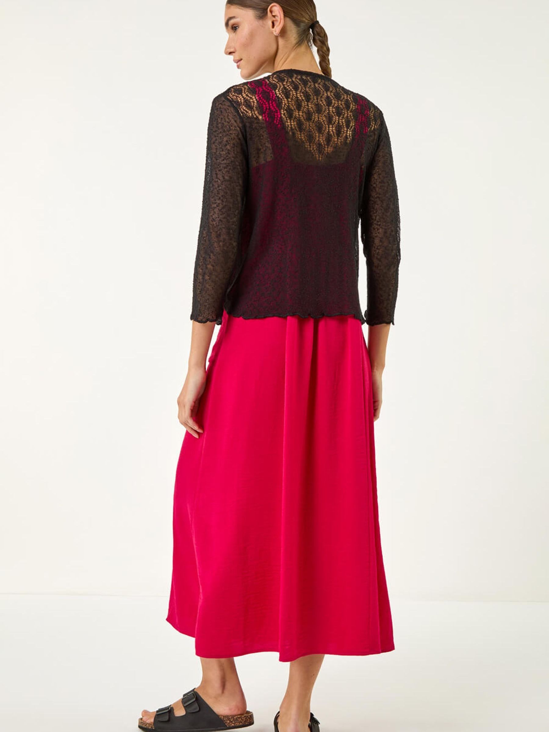 Buy Roman Black Light Popcorn Knit Shrug from the Next UK online shop