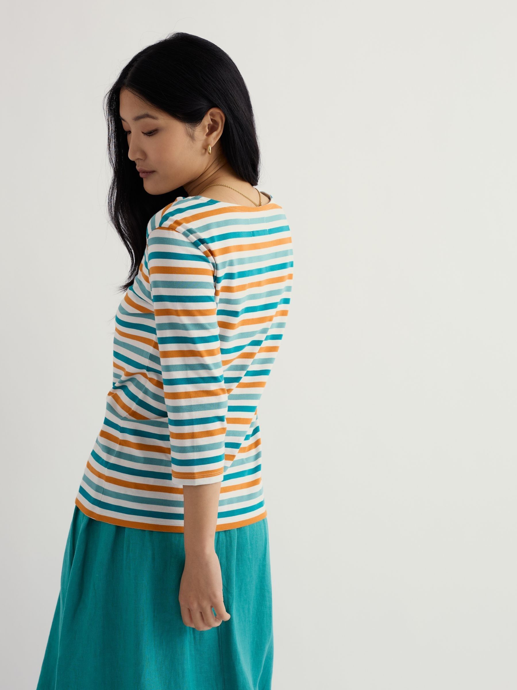 Buy Seasalt Cornwall White/Blue Sailor Top from the Next UK online shop