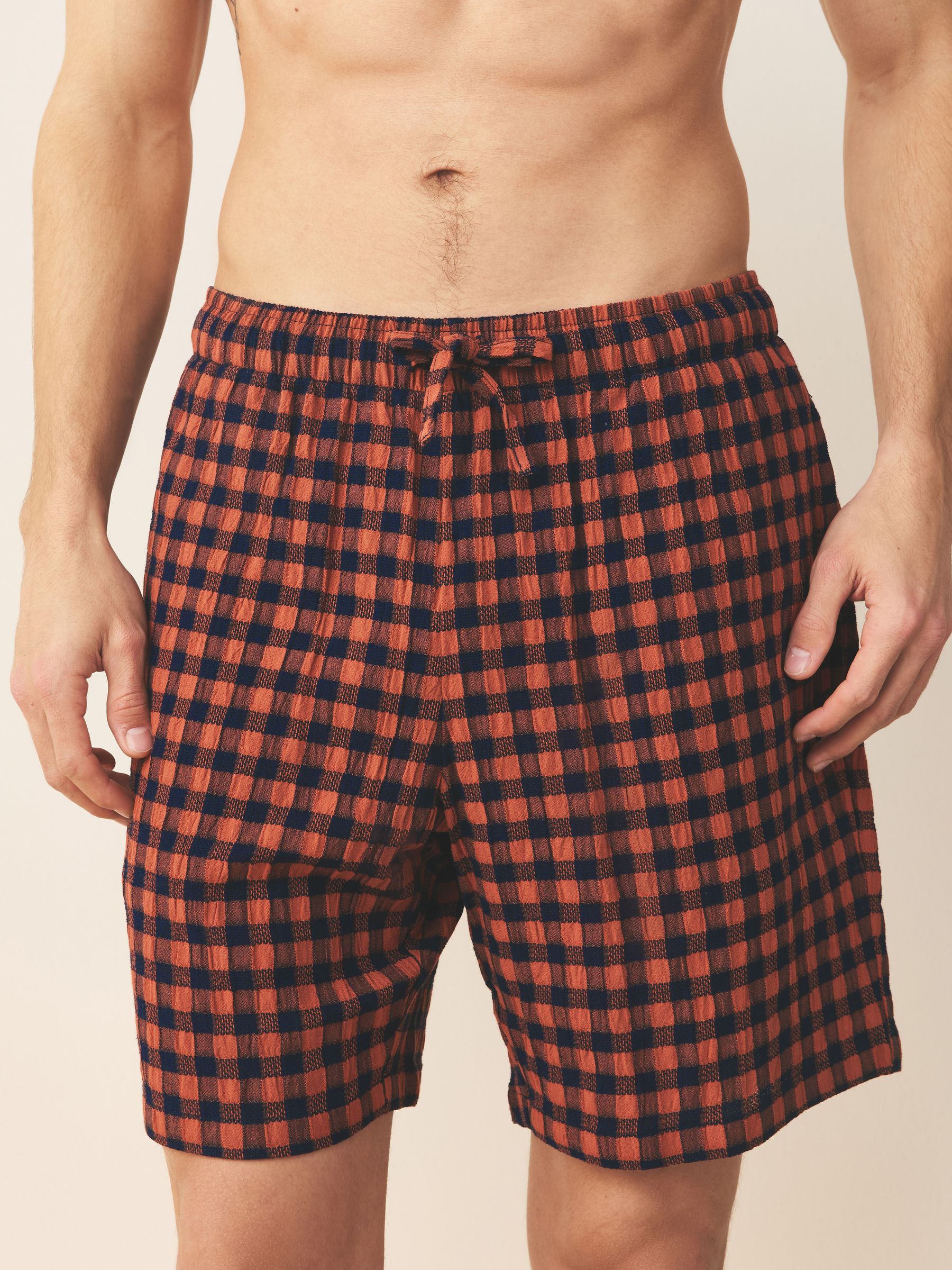 Buy Rust Brown Signature Woven Short Sleeve Pyjamas Set from the Next ...