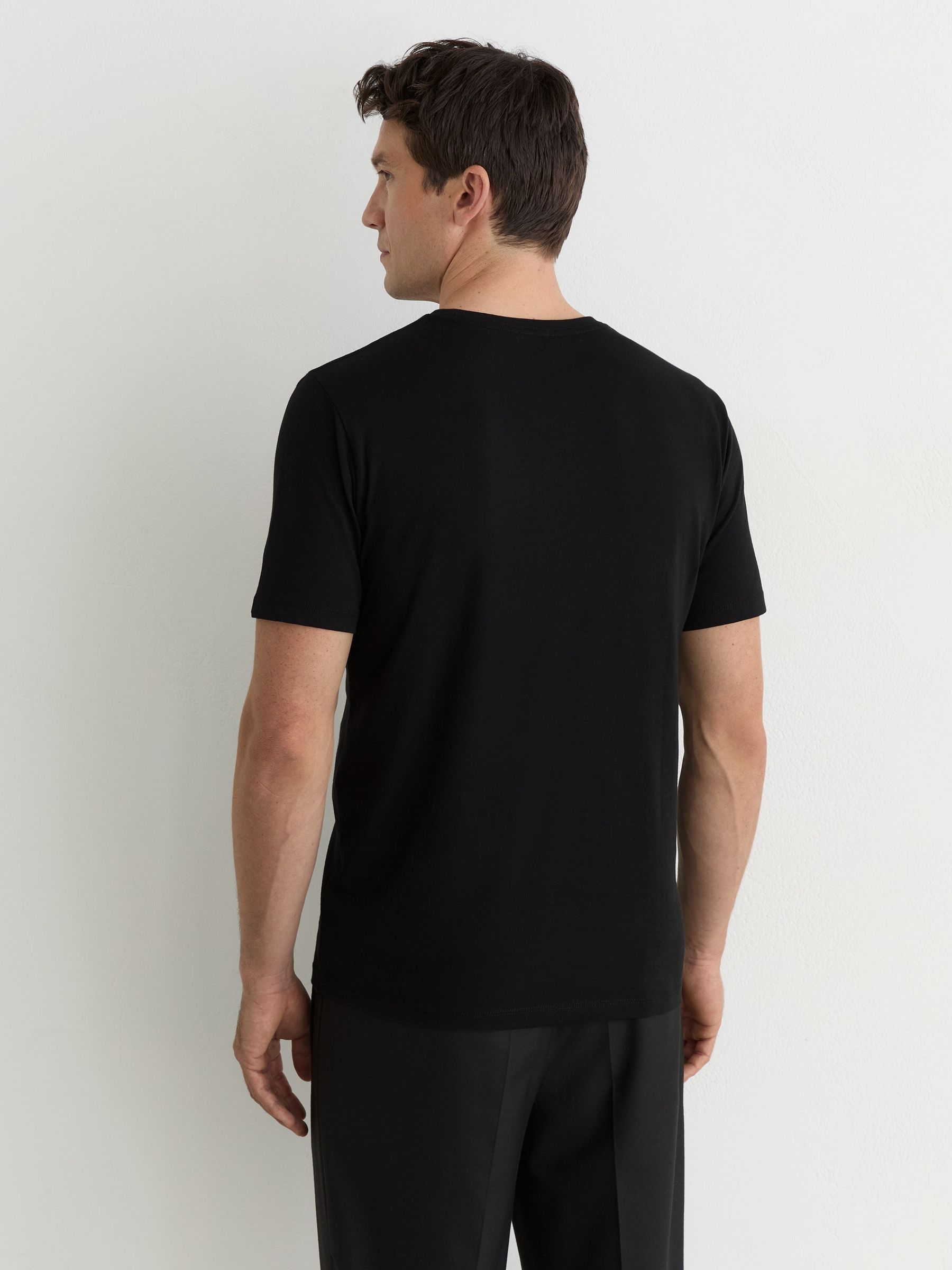 Buy Reiss White/Navy/Black Bless T-Shirt 3 Pack from the Next UK online ...