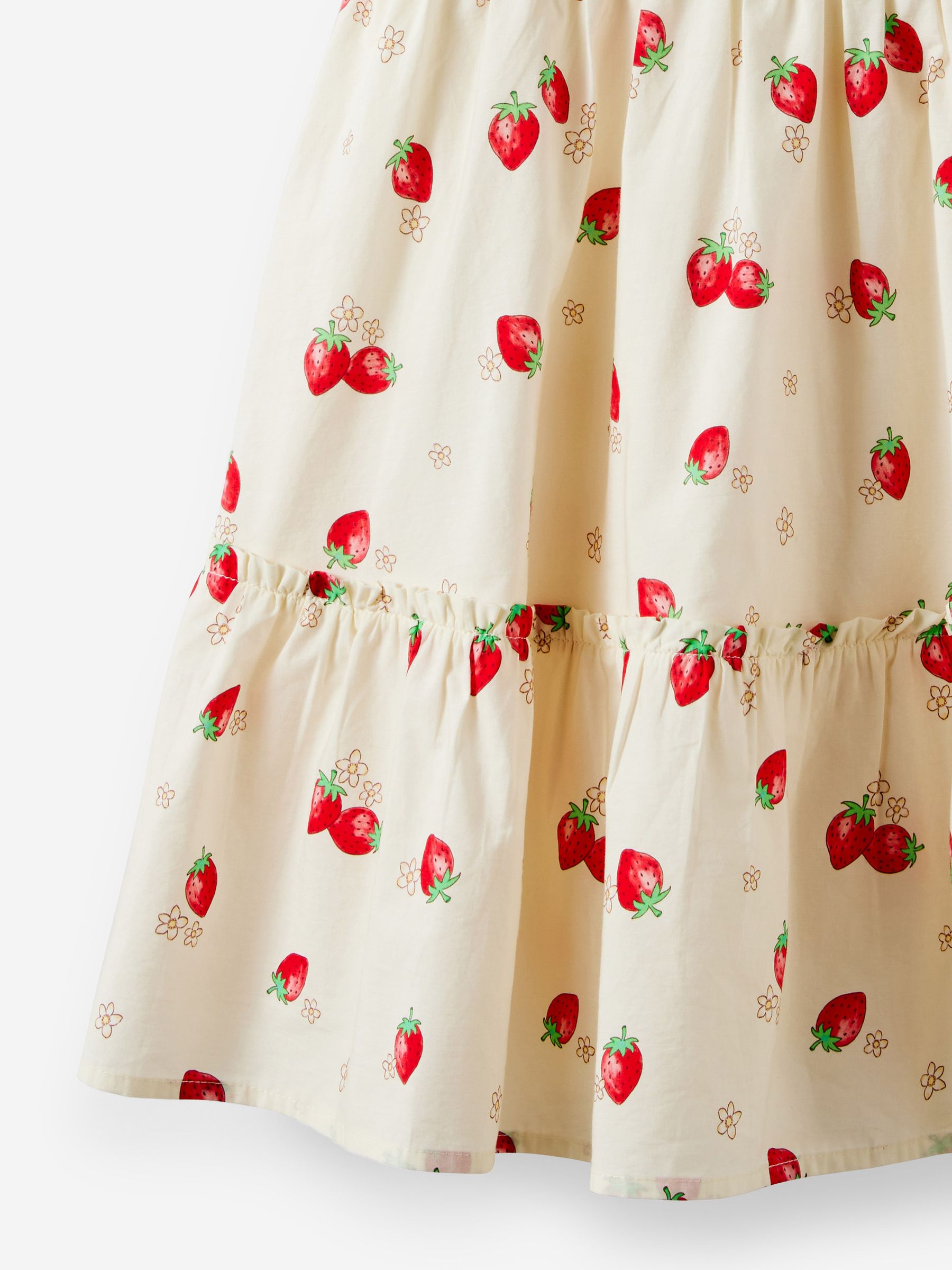 Buy Cotton On Dark Vanilla White / Strawberries Gigi Flutter Sleeve ...