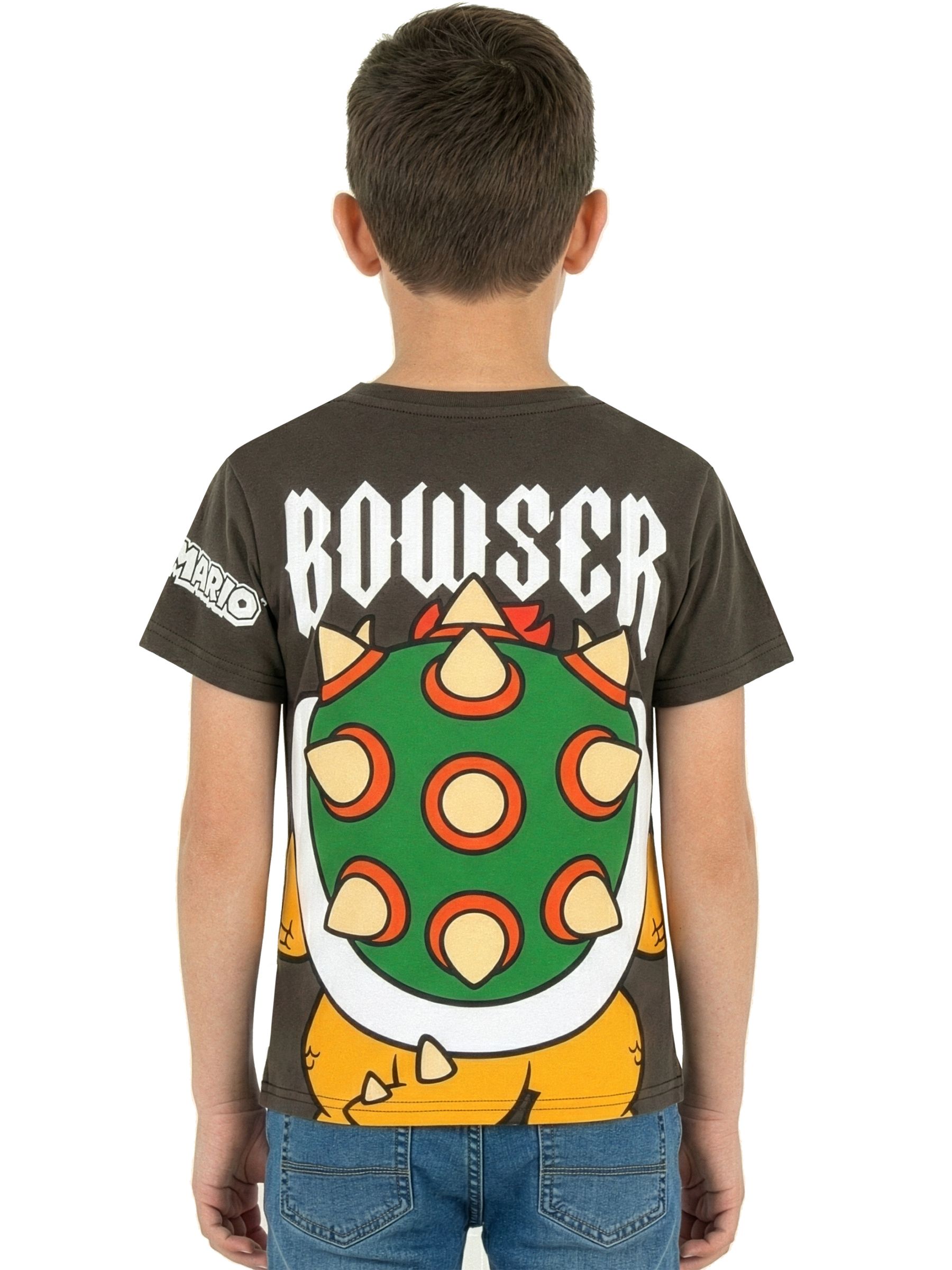 Buy Character Grey Super Mario Bowser T-Shirt from the Next UK online shop