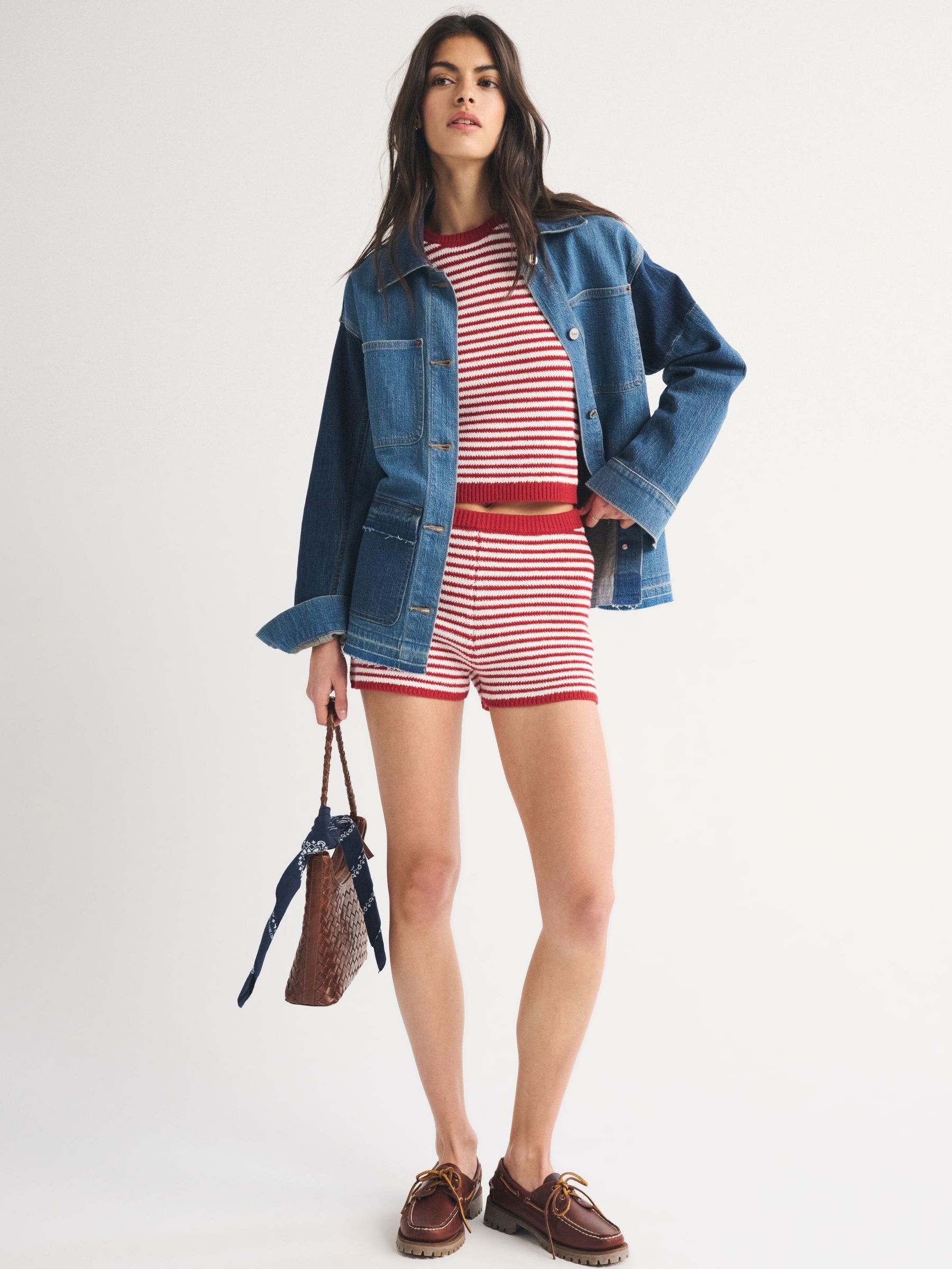 Buy Abercrombie & Fitch Red Crochet Shell Jumper from the Next UK ...