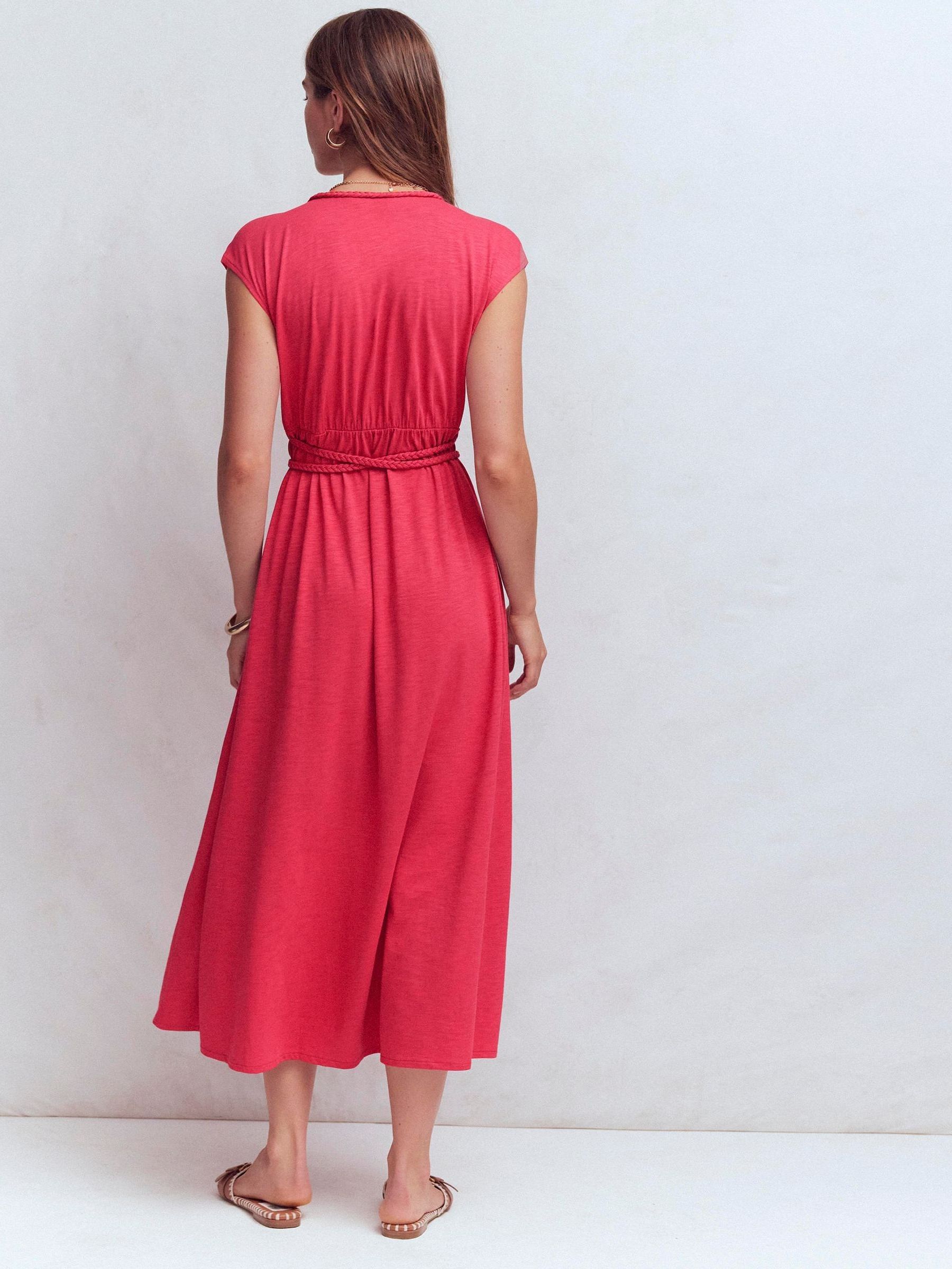 Buy Boden Pink Heidi Ruched Rope Jersey Dress from the Next UK online shop