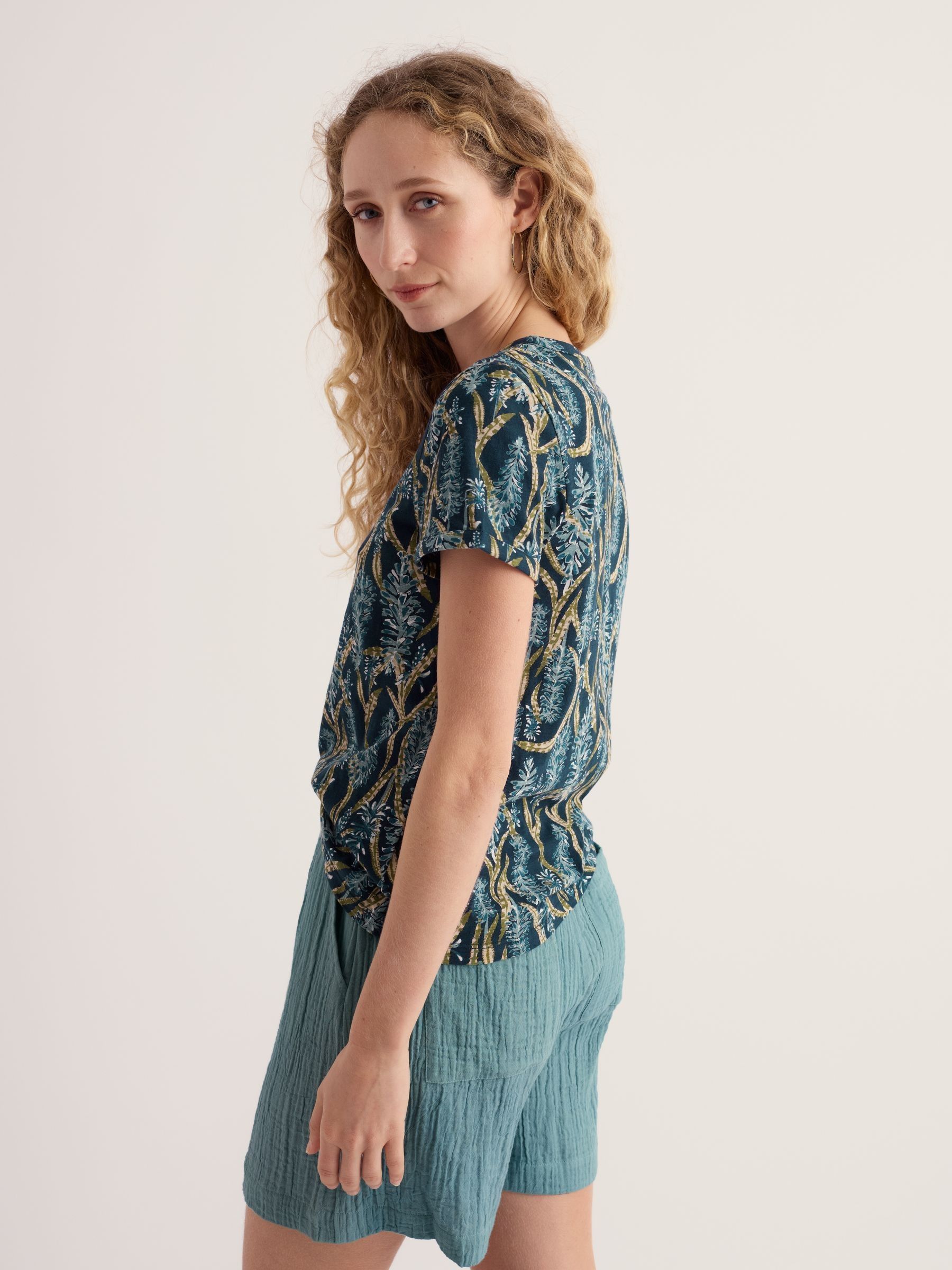 Buy Seasalt Cornwall Blue Waterflow Top from the Next UK online shop