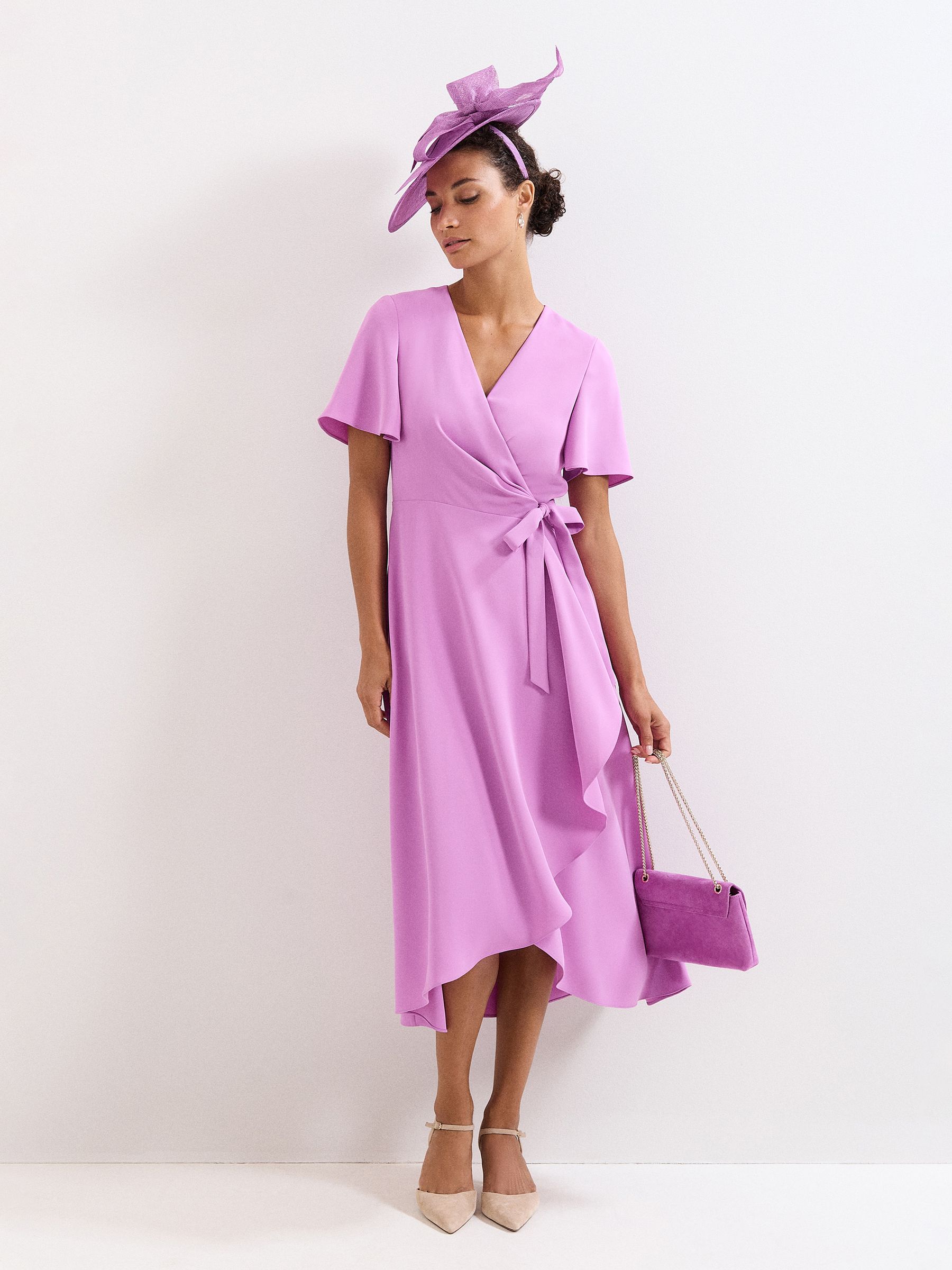 Buy Phase Eight Purple Julissa Wrap Dress from the Next UK online shop