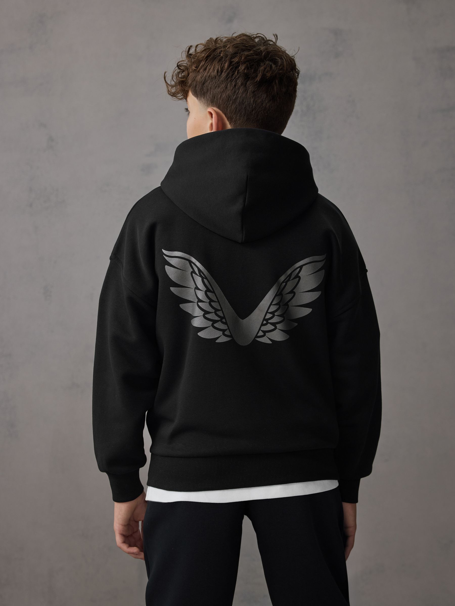 Buy Castore Black Oversized Hoodie and Joggers Set from the Next UK ...