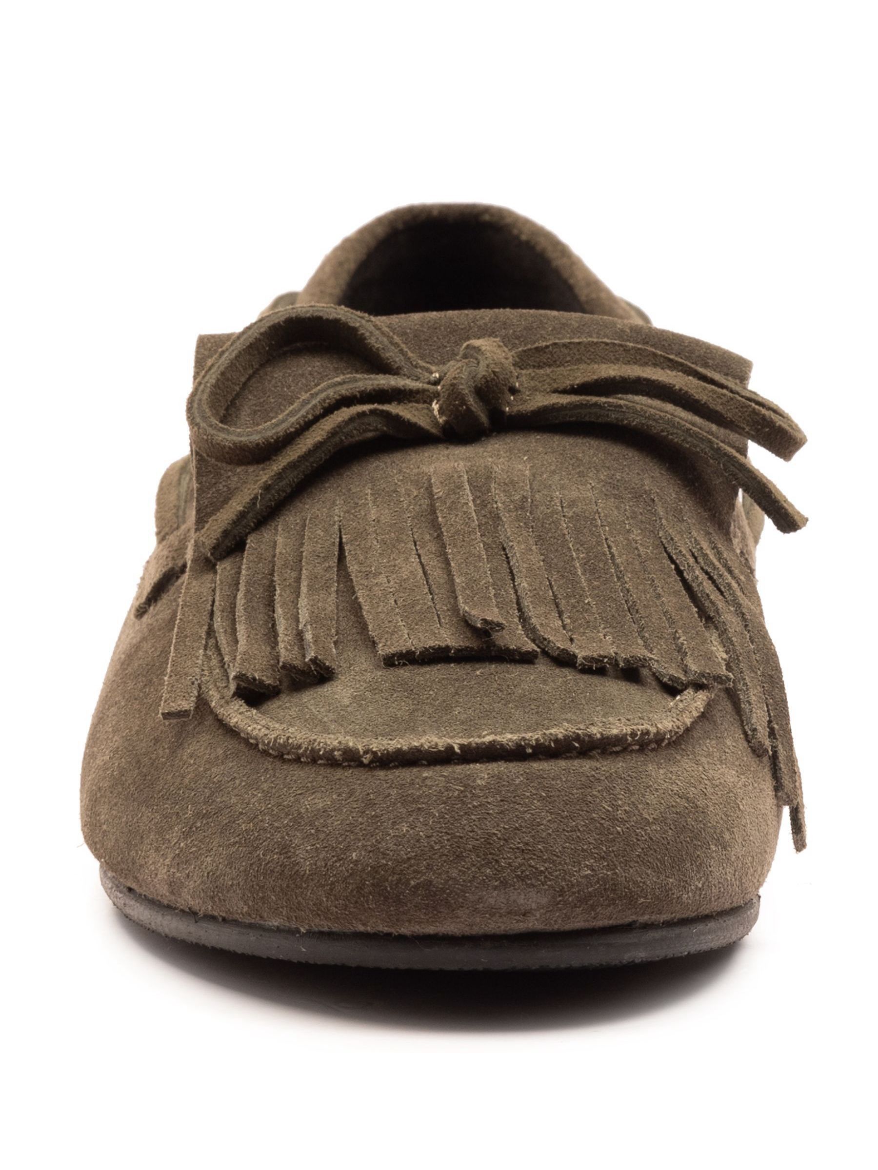 Buy Brown - Off The Hook Kennet Suede Fringe Moccasin Loafers from Next ...