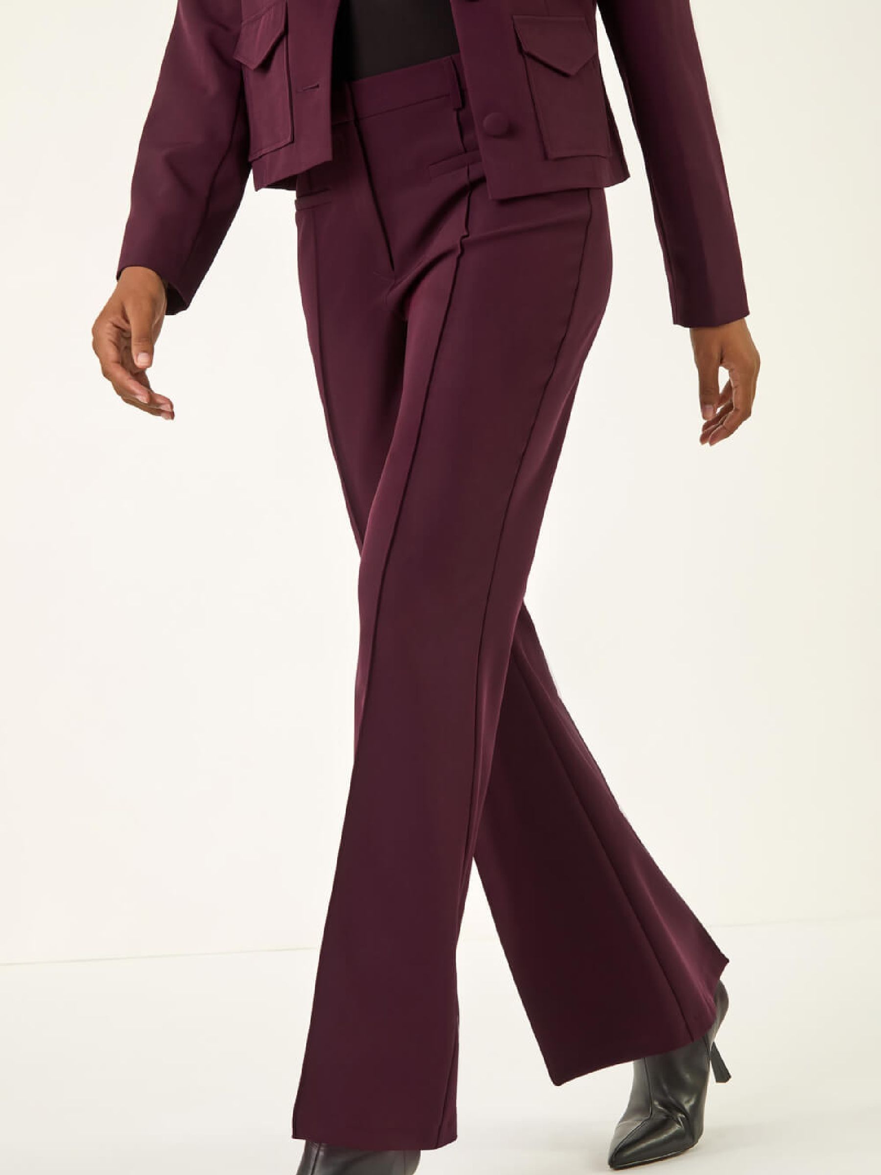 Buy Roman Red Jet Pocket Bootleg Trousers from the Next UK online shop