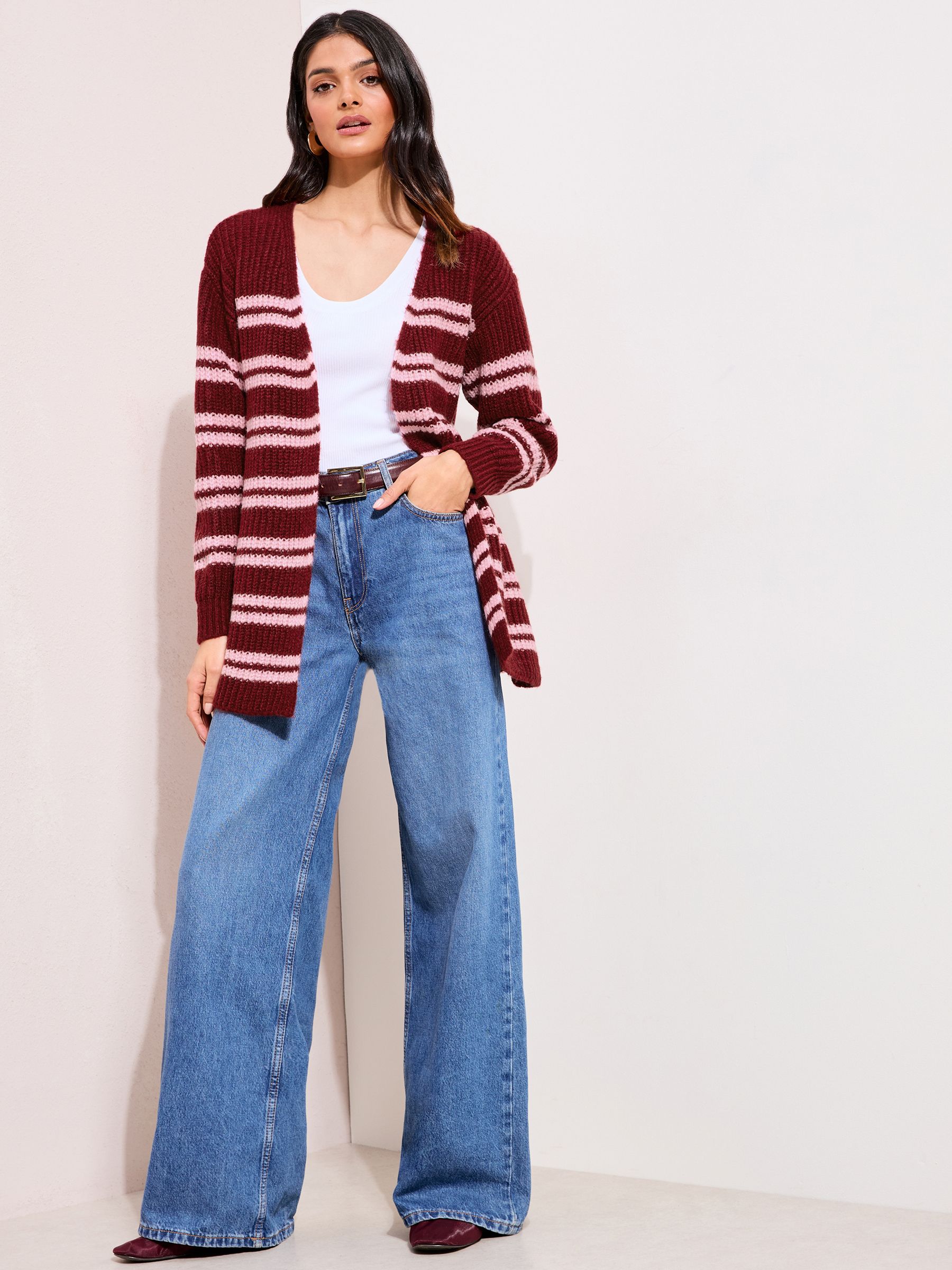 Buy Friends Like These Stripe Chunky Longline Cardigan from the Next UK ...